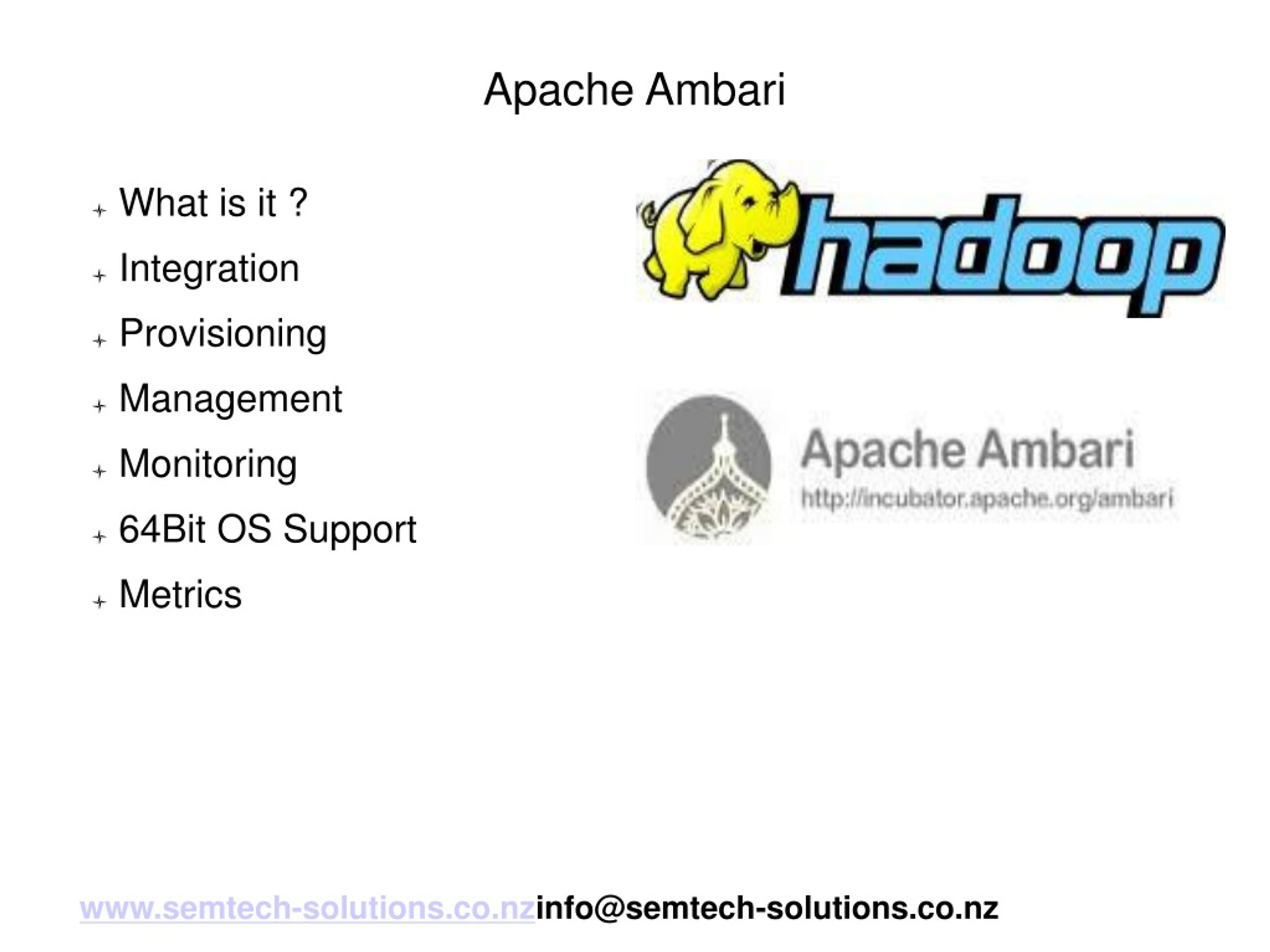 PPT - An introduction to Apache Ambari PowerPoint Presentation, free download - ID:1325560