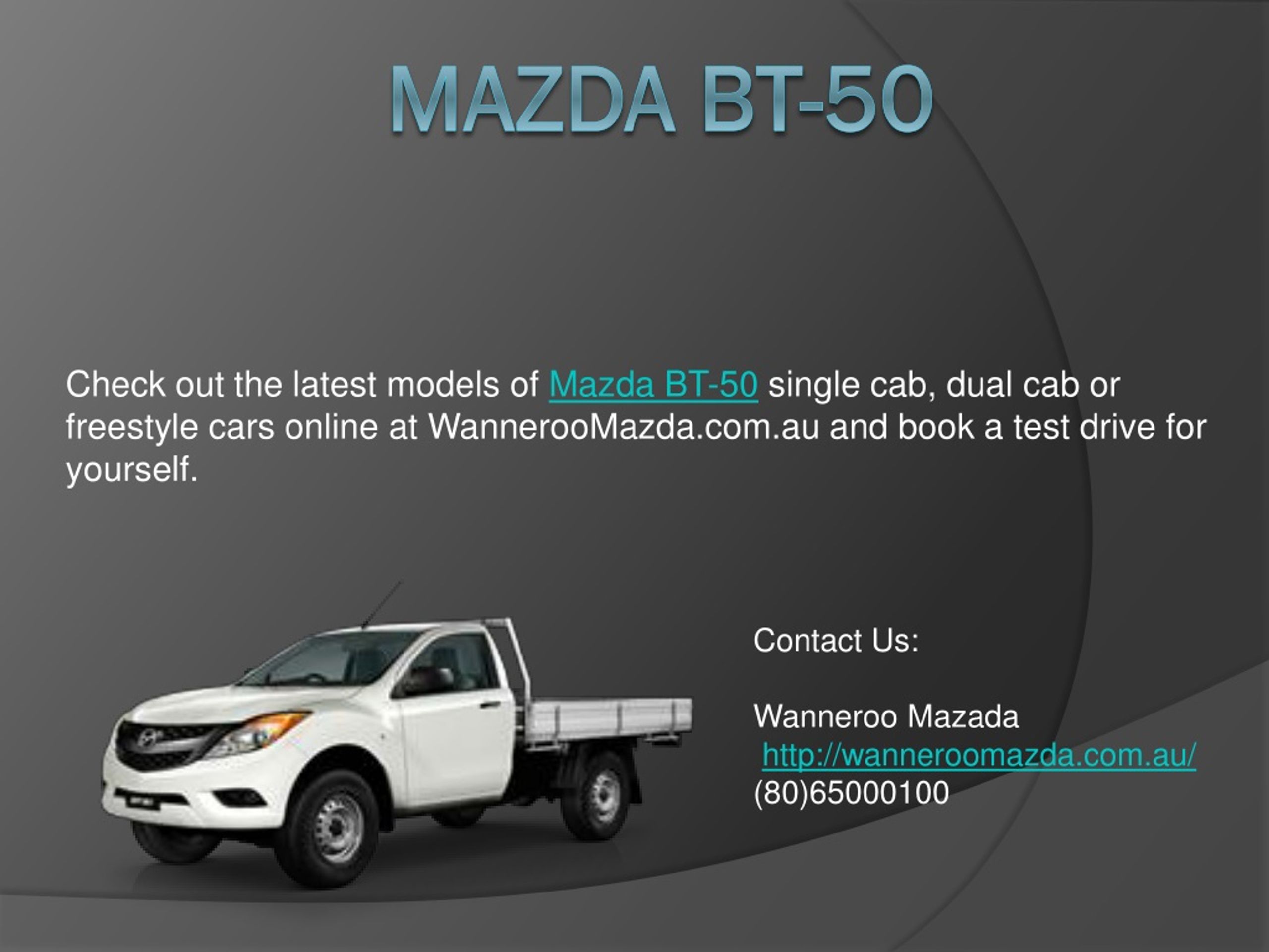 PPT - Mazda bt-50 PowerPoint Presentation, free download - ID:1326021