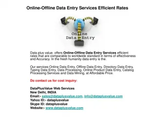 PPT - 3 Ways of Offline Data Entry Services India PowerPoint Presentation - ID:7487317