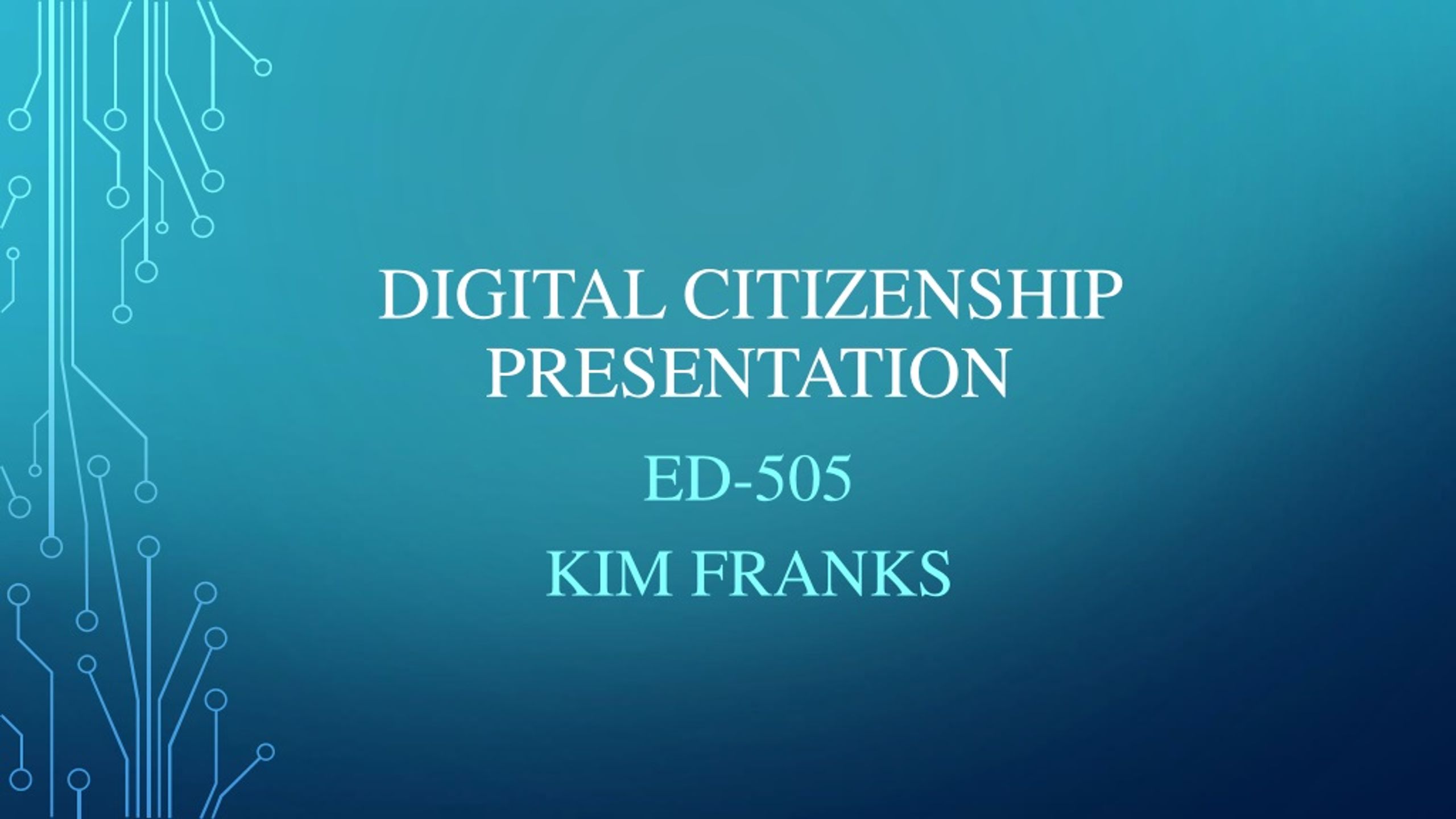 PPT - Digital Citizenship Presentation PowerPoint Presentation, free ...