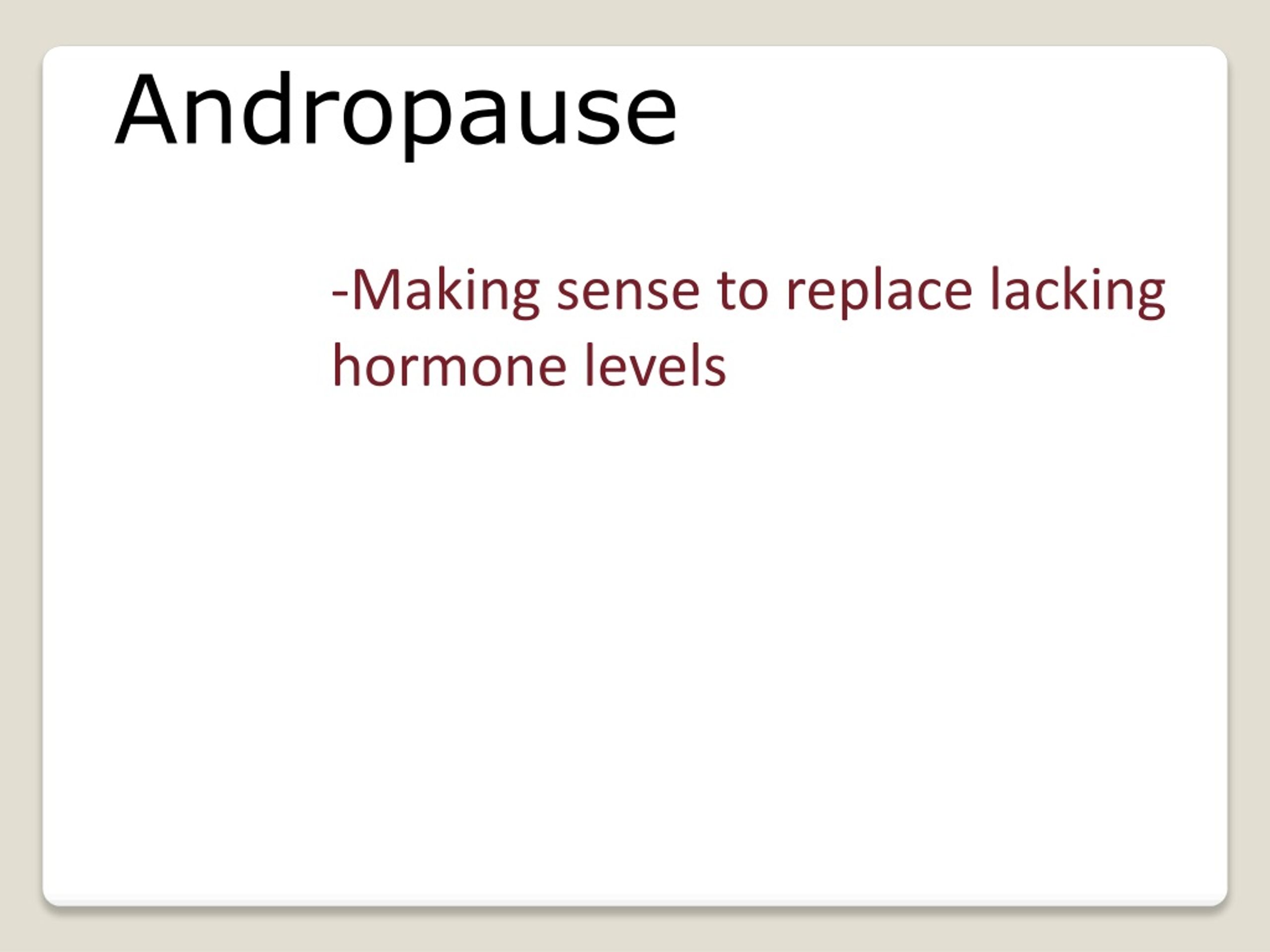 PPT - Andropause PowerPoint Presentation, free download - ID:1331258