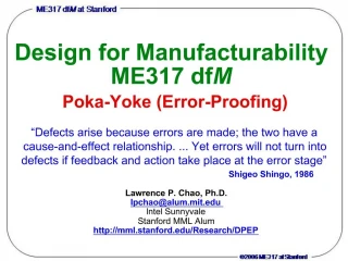 PPT - ME317 PowerPoint Presentation, free download - ID:3285847