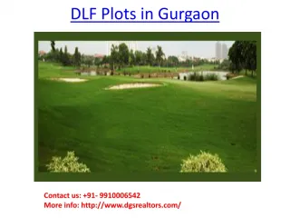PPT - DLF Plots Sriperumbudur | Upcoming Residential Plots in Chennai ...