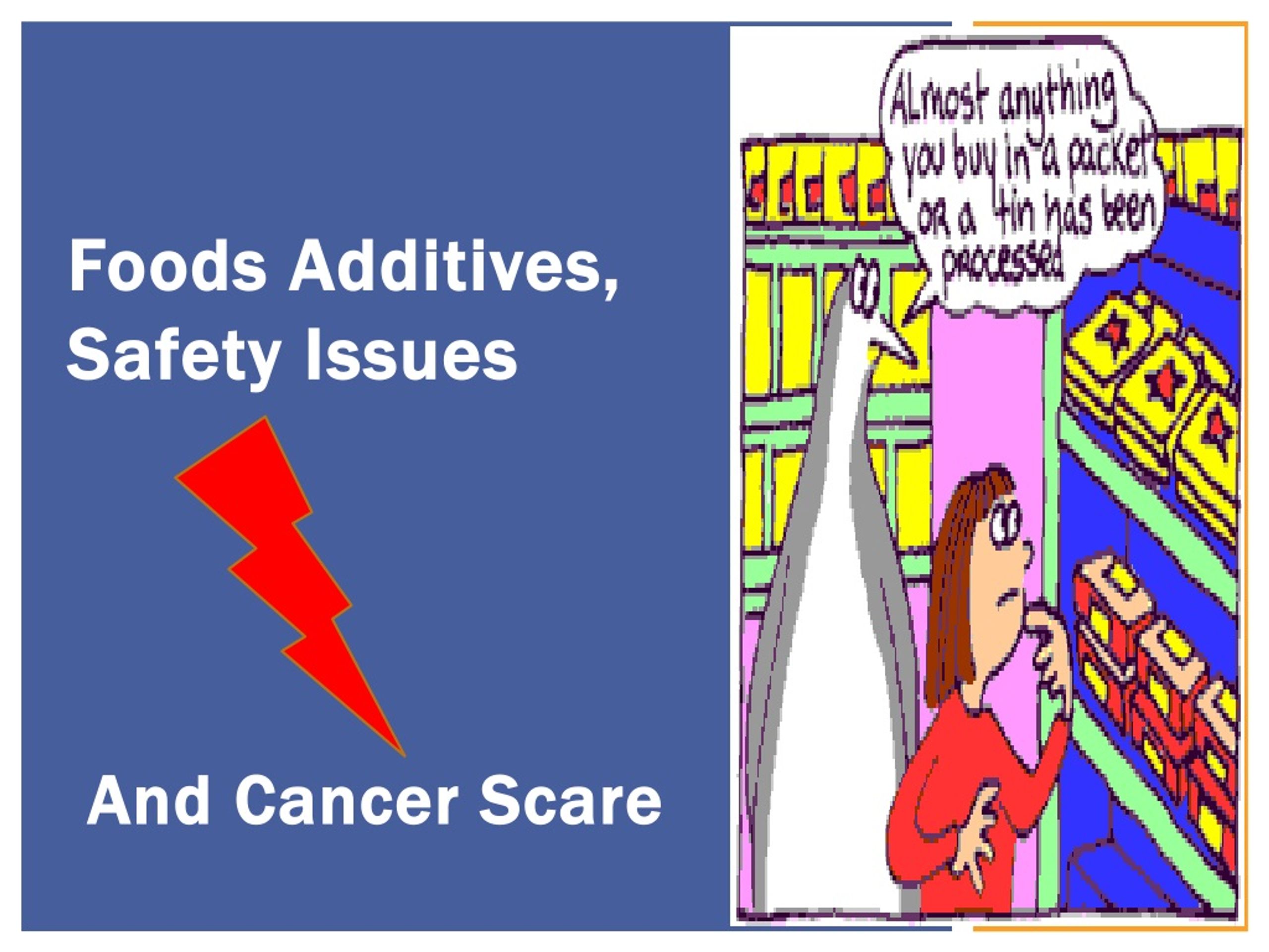 PPT - Food Additives, Safety Issues and Cancer PowerPoint Presentation ...