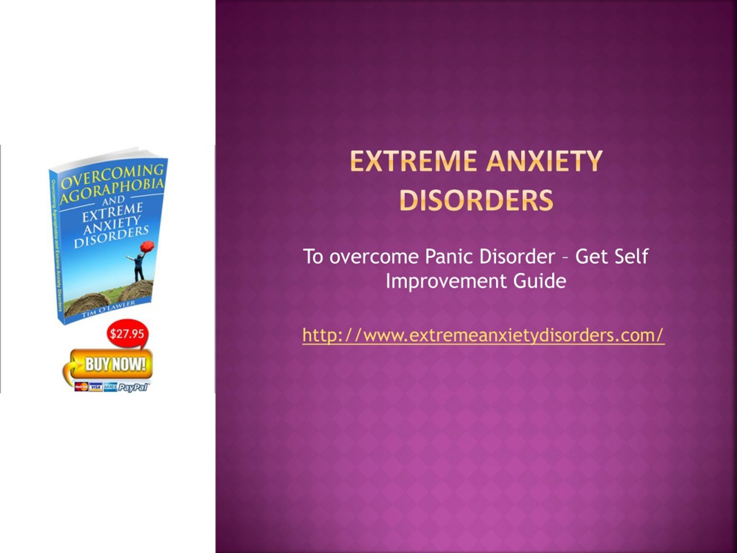 PPT - Extreme Anxiety Disorders PowerPoint Presentation, free download ...