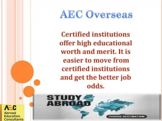 PPT - Why Overseas Education? PowerPoint Presentation, free download ...