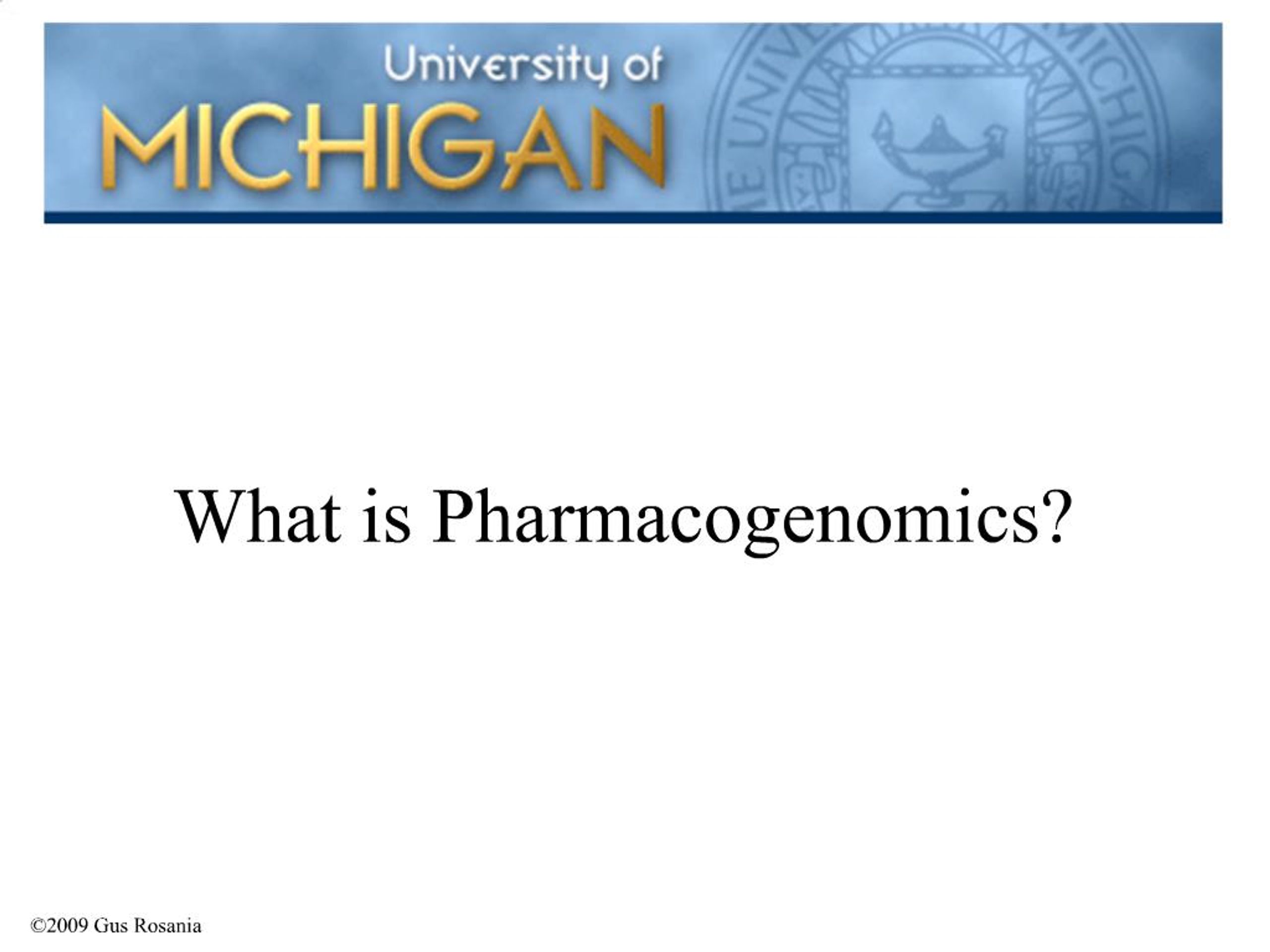 PPT - What is Pharmacogenomics? PowerPoint Presentation, free download ...