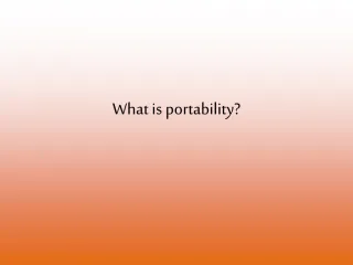 PPT - The Portability Process PowerPoint Presentation, free download ...