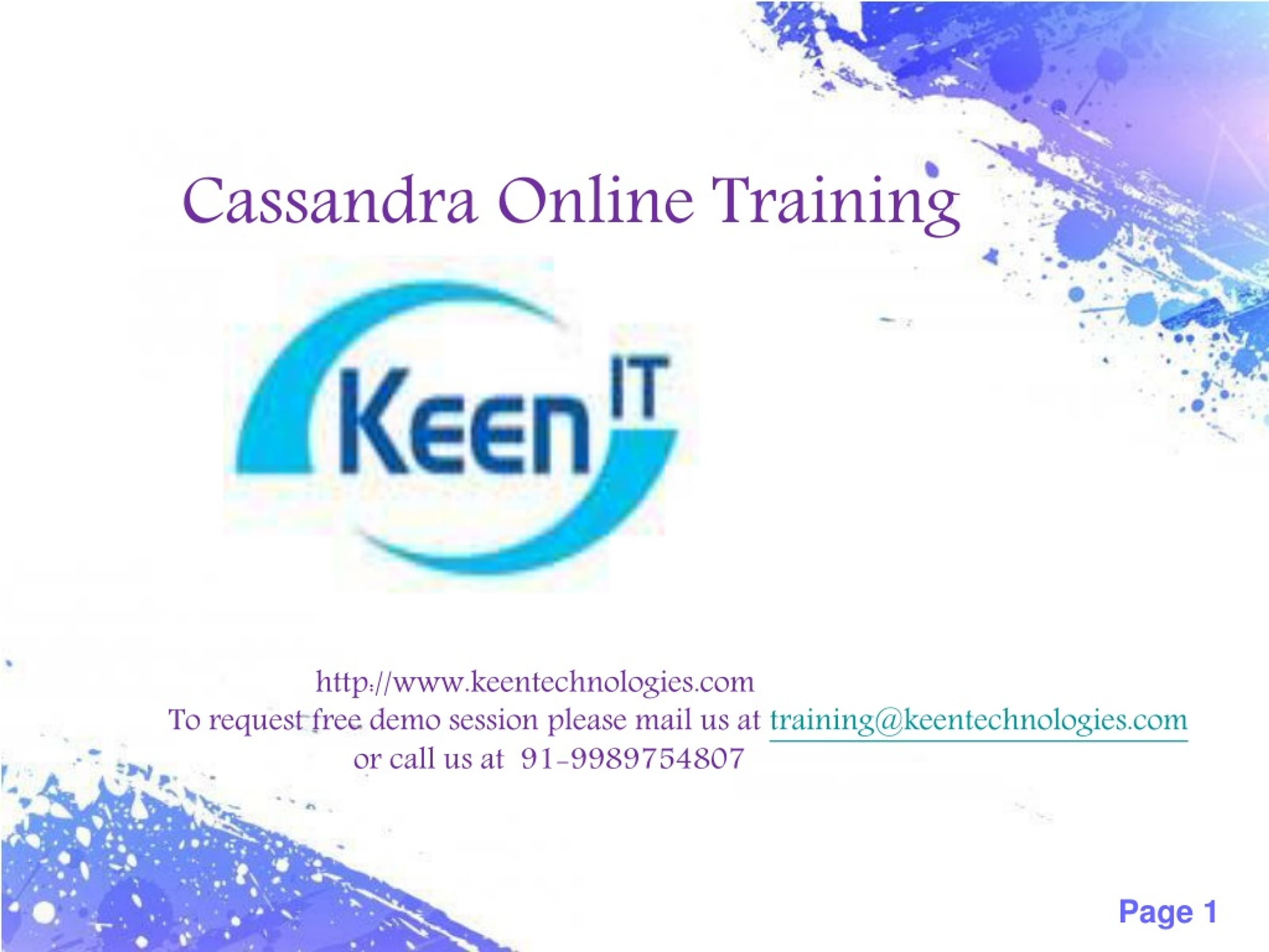 PPT - cassandra online training PowerPoint Presentation, free download - ID:1377359