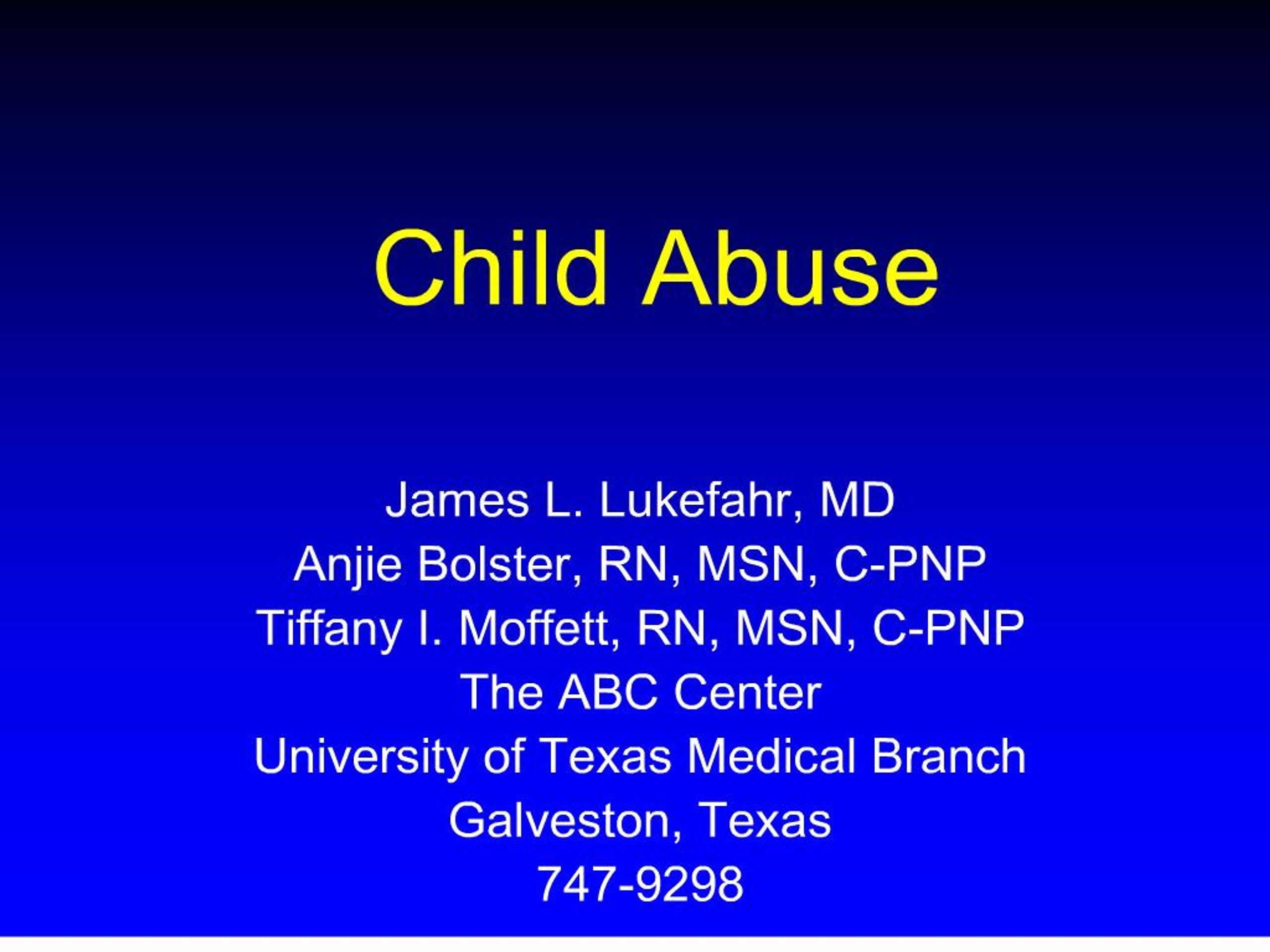 PPT - child abuse PowerPoint Presentation, free download - ID:138007