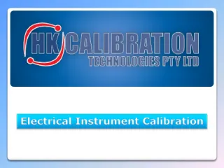 PPT - Overview of Instrument Calibration PowerPoint Presentation, free ...