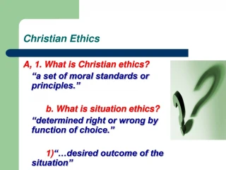 PPT - Christian Ethics PowerPoint Presentation, free download - ID:227164