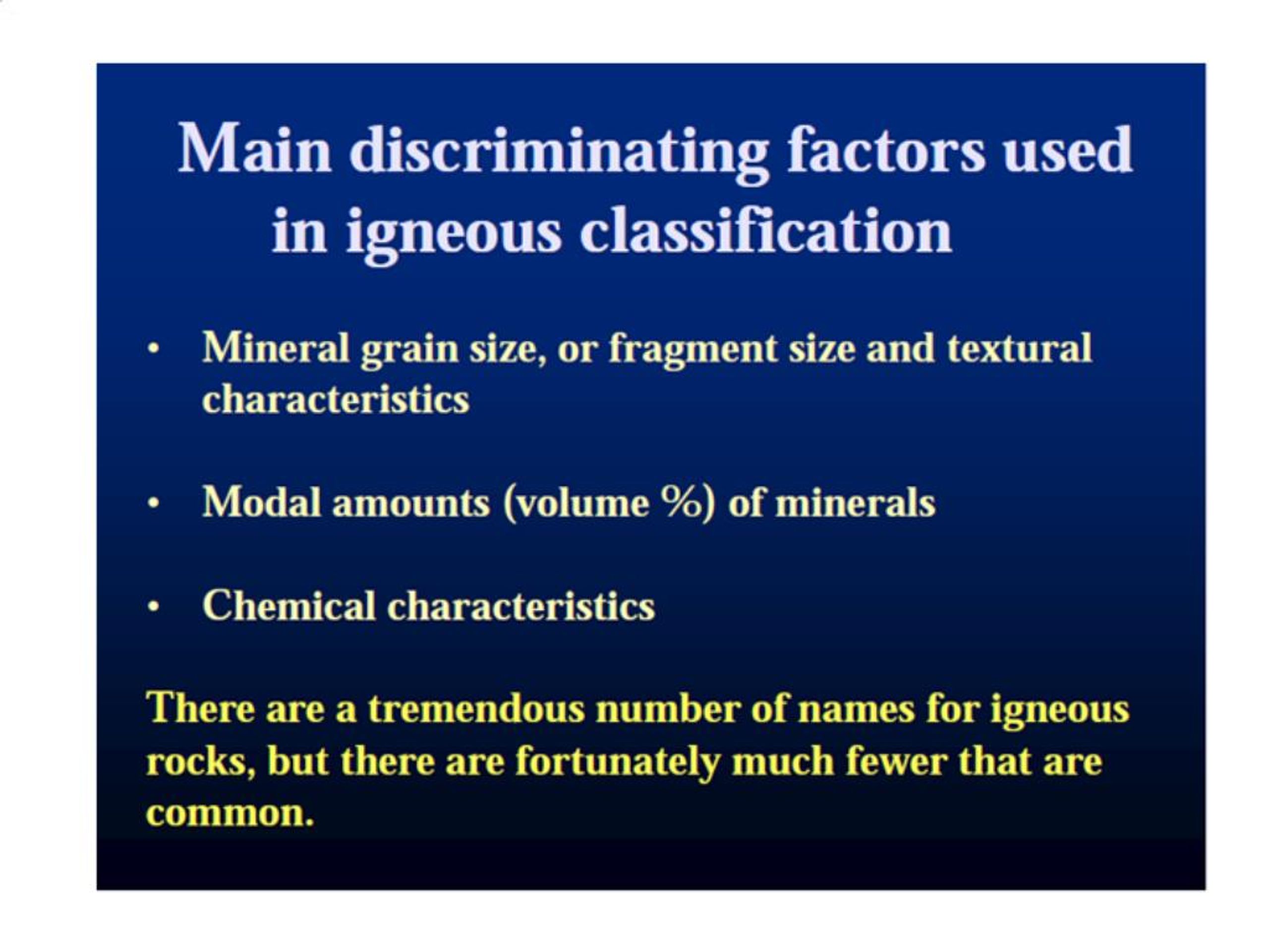 PPT - Igneous Rock Classification for Geology Enthusiasts PowerPoint ...