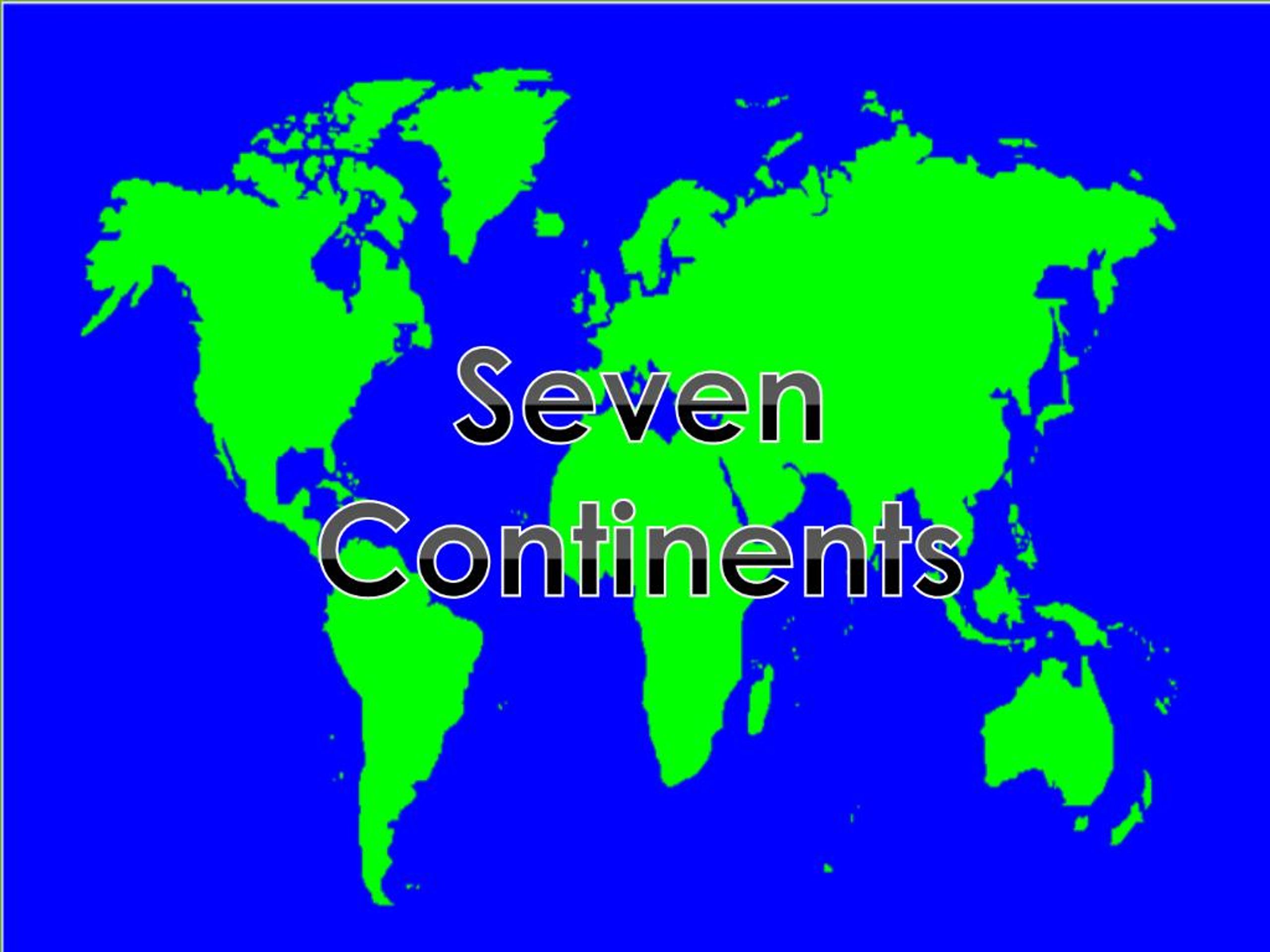 PPT - Seven Continents PowerPoint Presentation, free download - ID:1388379