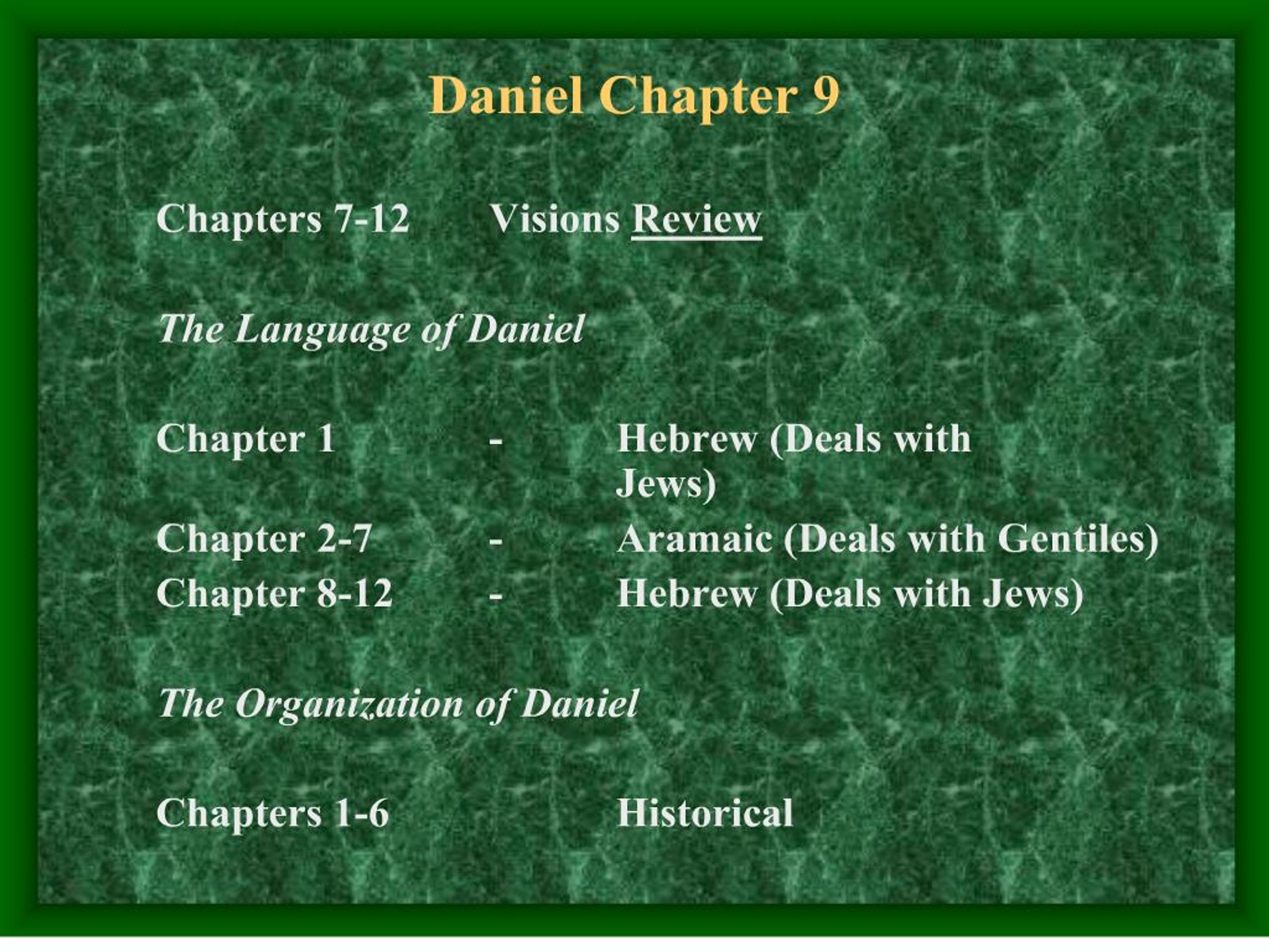 PPT - daniel chapter 9 PowerPoint Presentation, free download - ID:139300