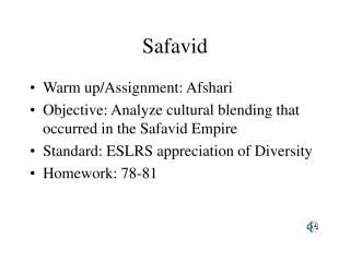 PPT - Safavid Empire (1501-1740) PowerPoint Presentation, free download ...