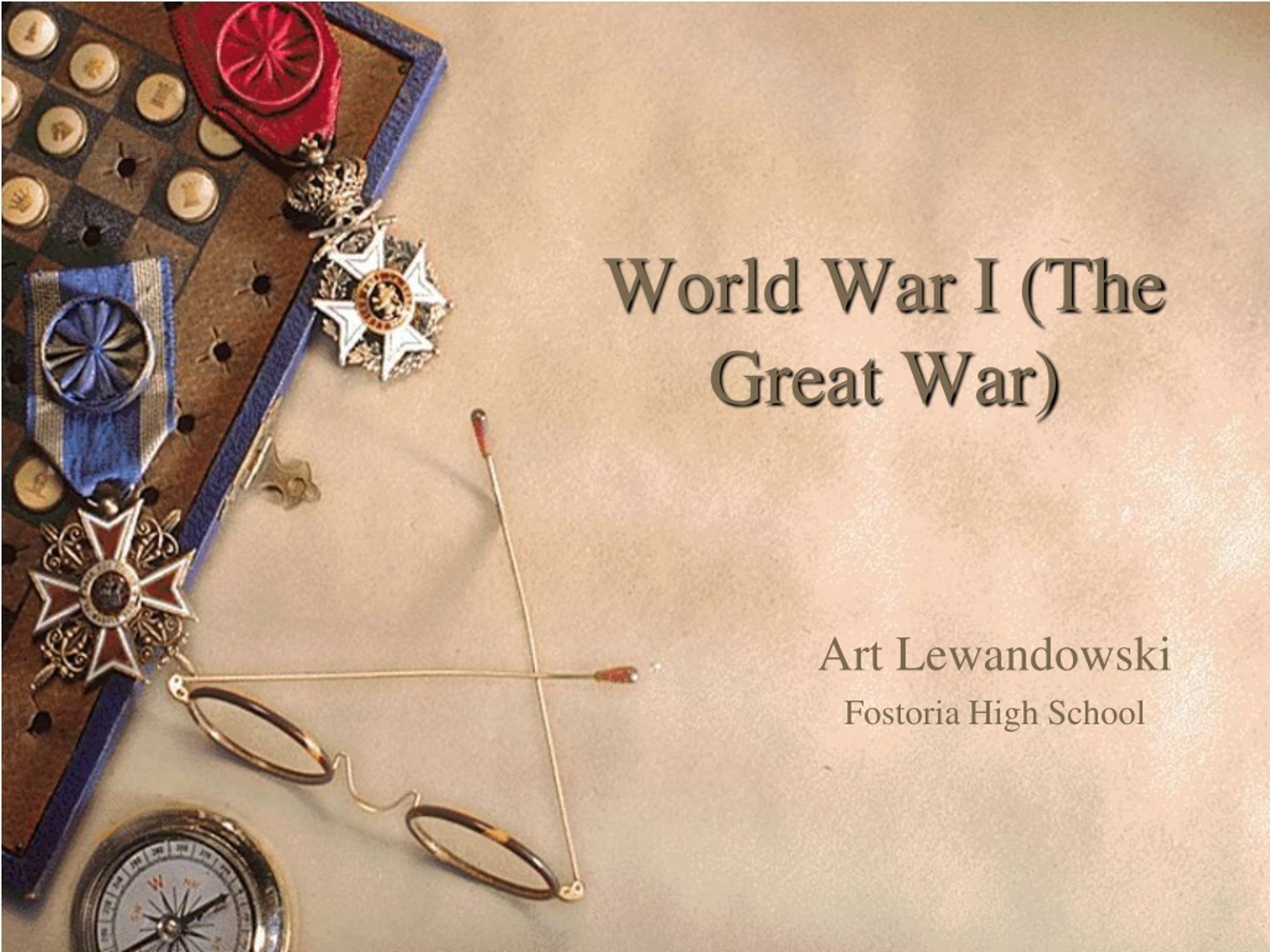 PPT - World War I (The Great War) PowerPoint Presentation, free ...
