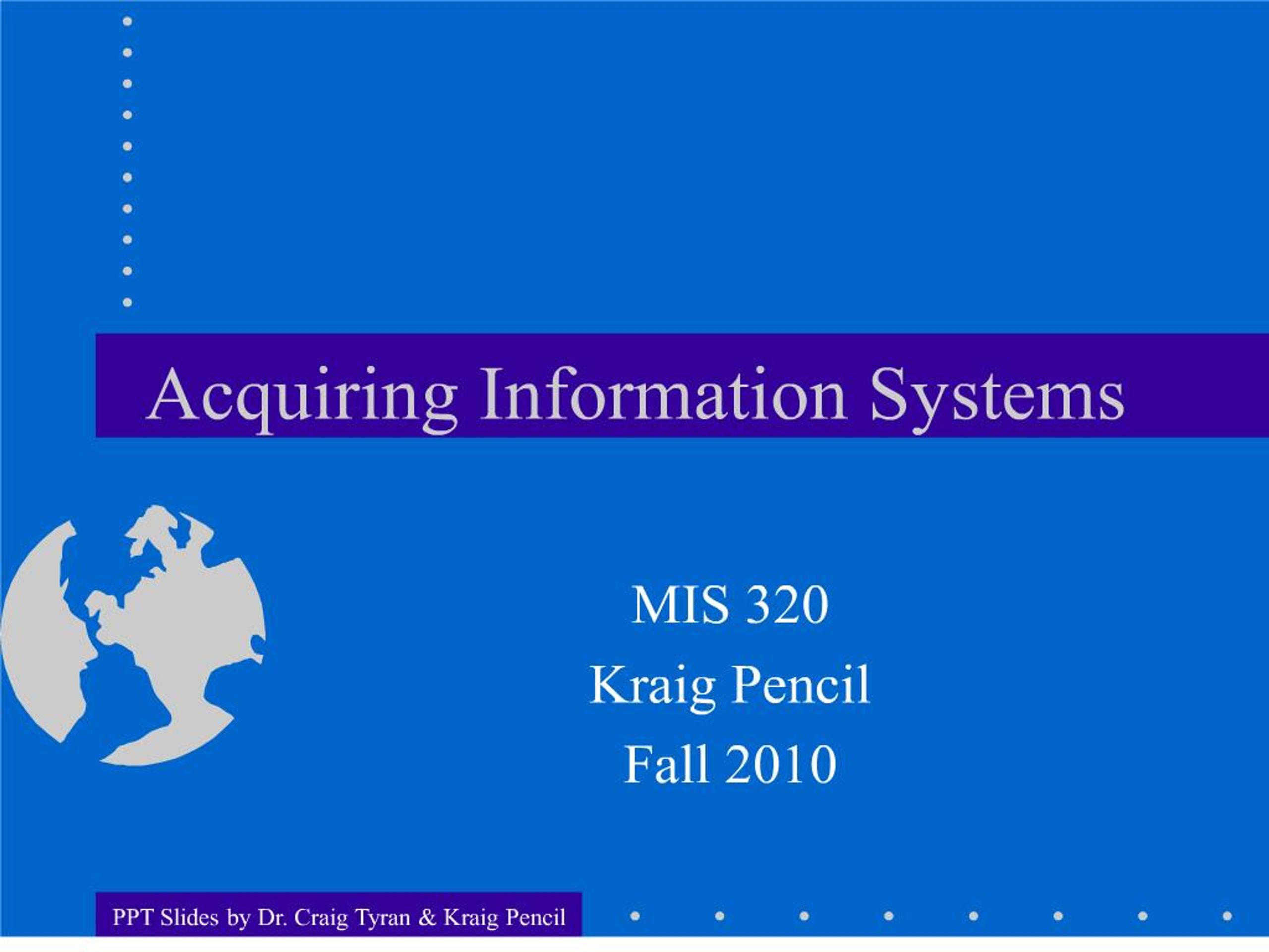PPT - acquiring information systems PowerPoint Presentation, free ...