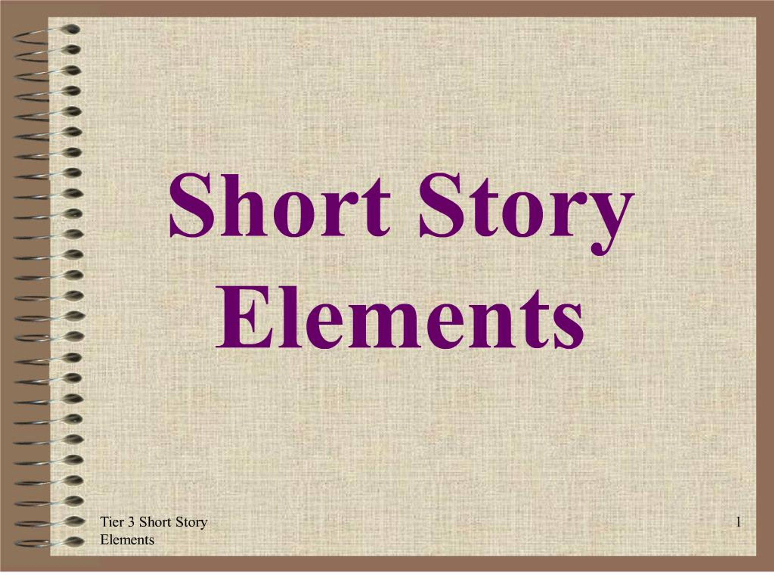 PPT - short story elements PowerPoint Presentation, free download - ID ...