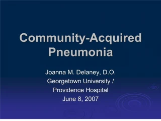 PPT - Community acquired pneumonia's PowerPoint Presentation, free ...