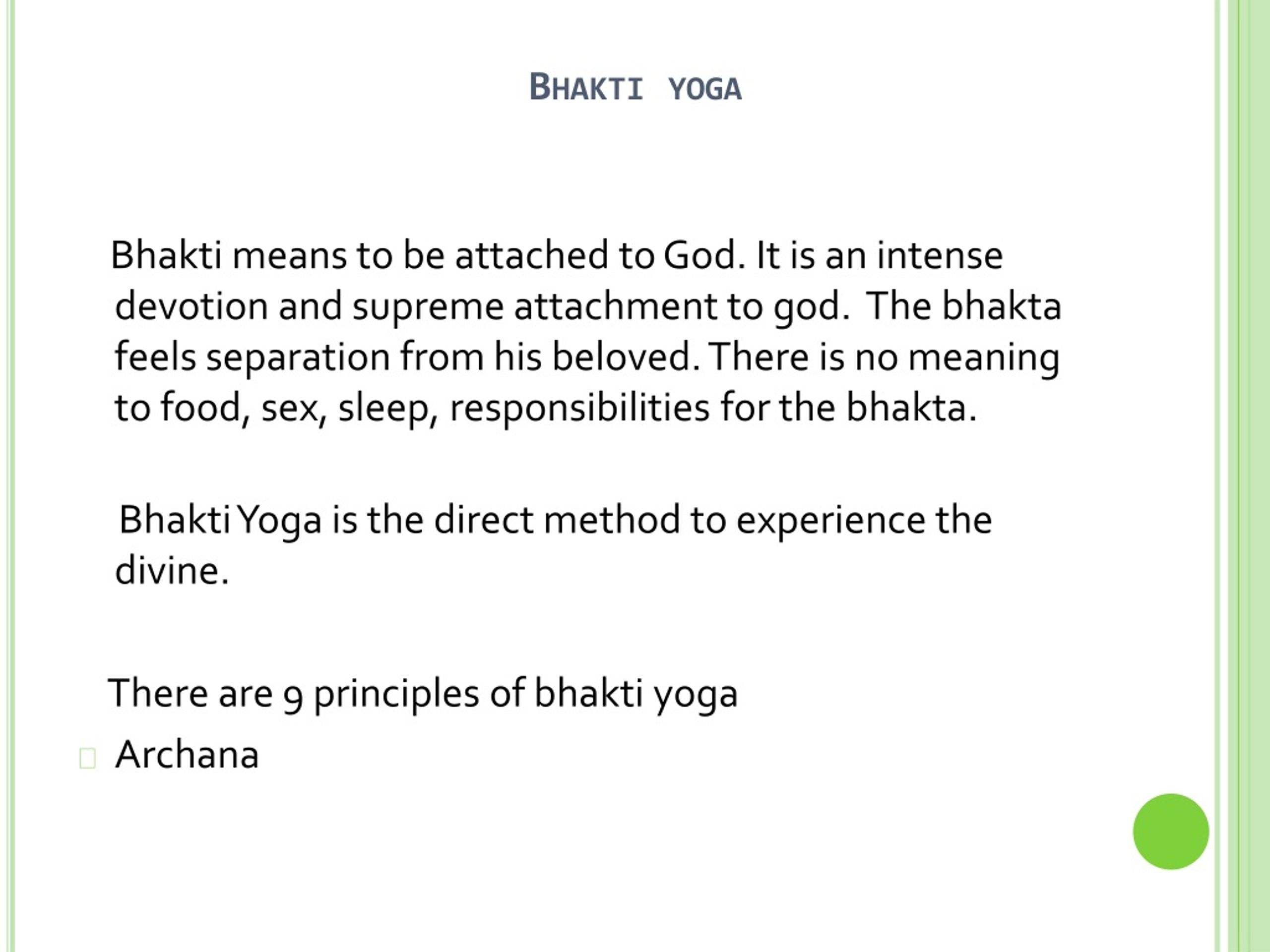 PPT - What Is Bhakti Yoga PowerPoint Presentation, free download - ID ...