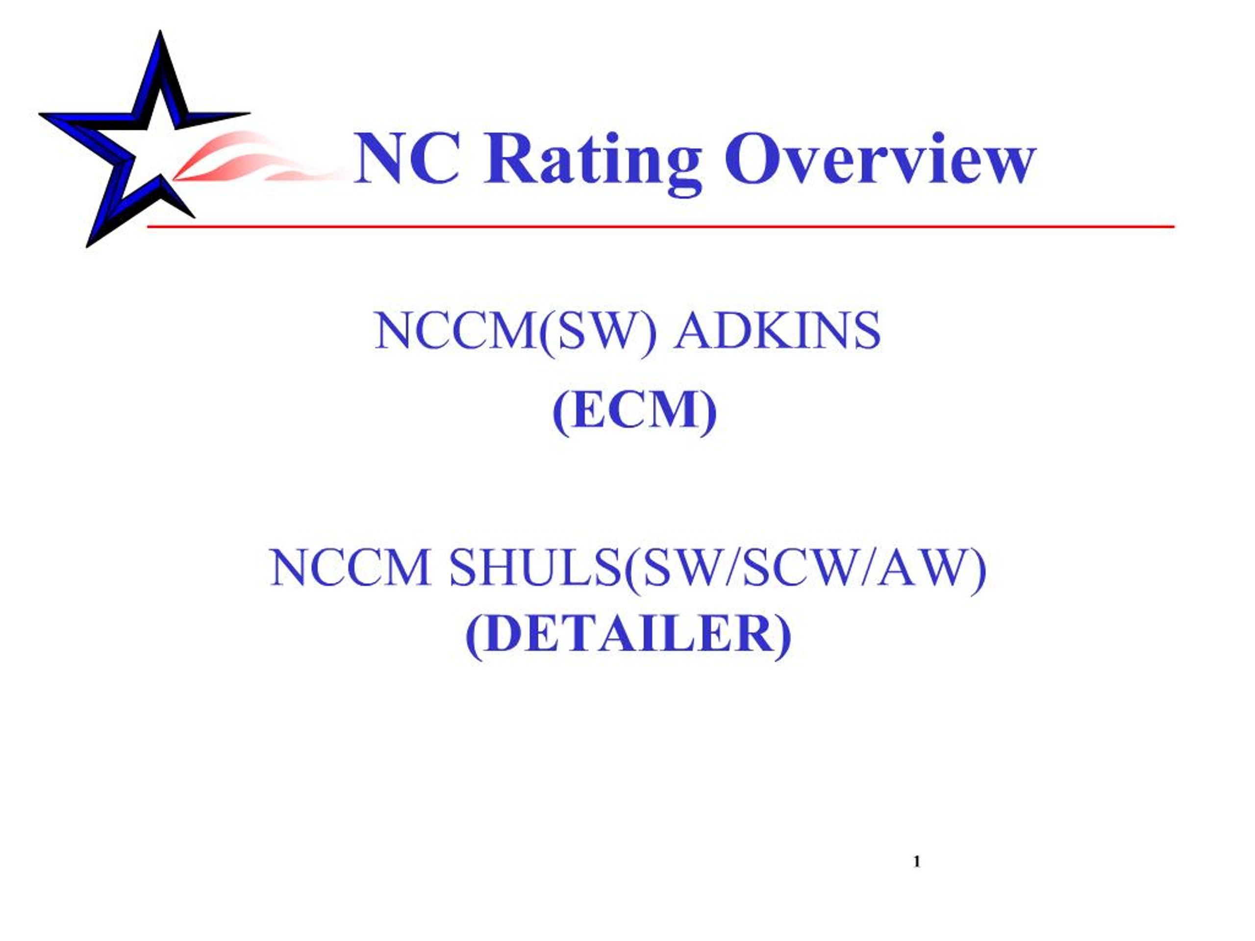 PPT - nc rating overview PowerPoint Presentation, free download - ID:142956