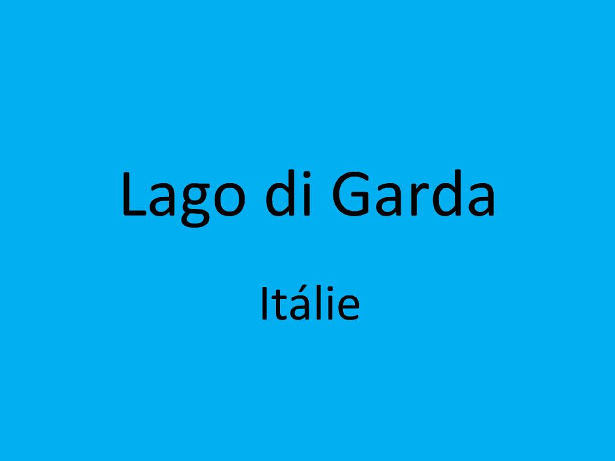 PPT - Lago di Garda PowerPoint Presentation, free download - ID:1435340