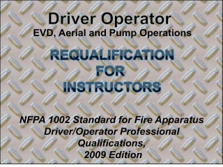 PPT - Pumping Apparatus Driver/Operator — Lesson 5 PowerPoint ...