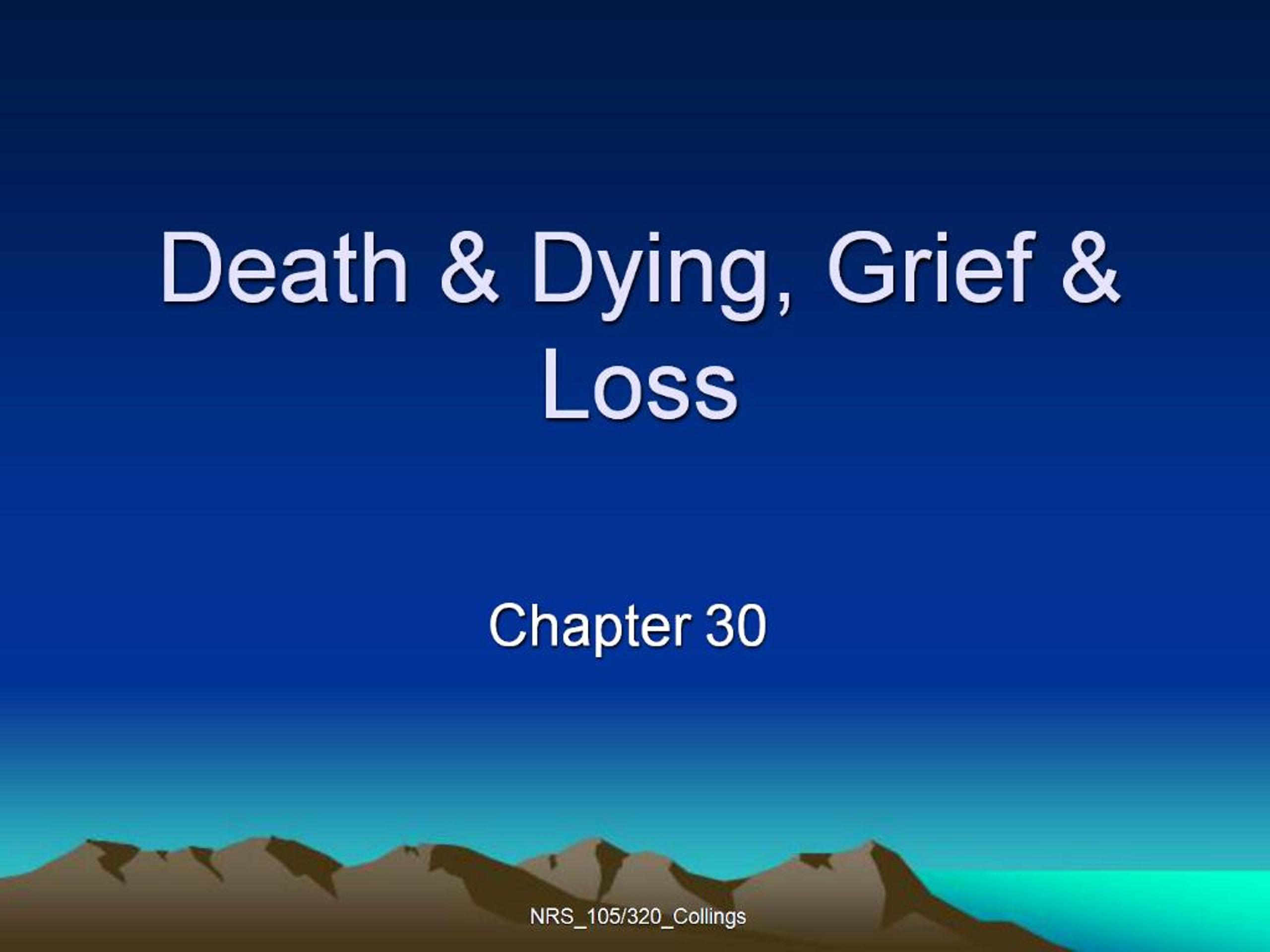 PPT - Death Dying, Grief Loss PowerPoint Presentation, free download ...