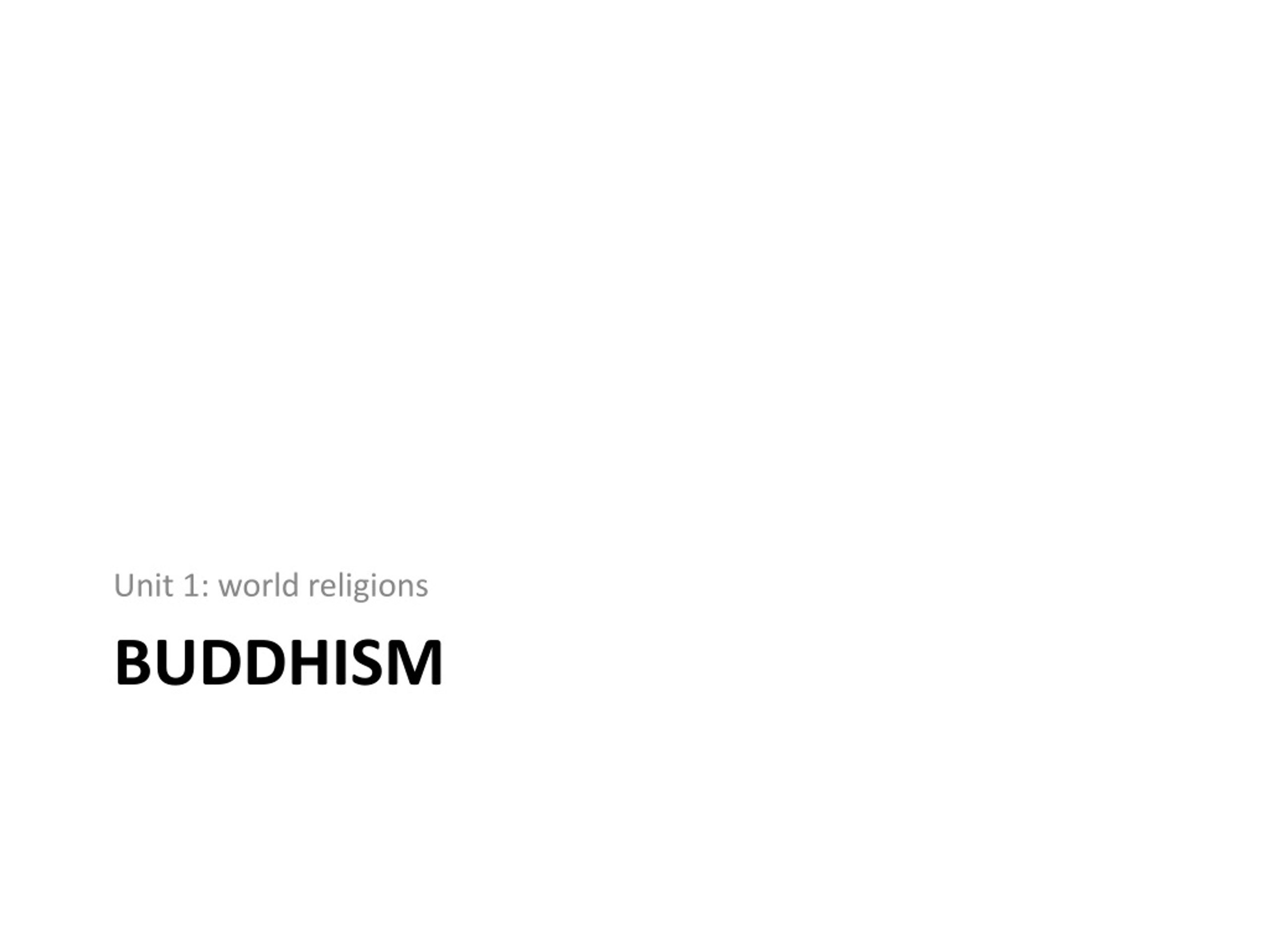 PPT - Journey to Enlightenment: History of Buddhism and Buddhist ...