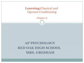 PPT - Learning and Conditioning: PowerPoint Presentation, free download ...