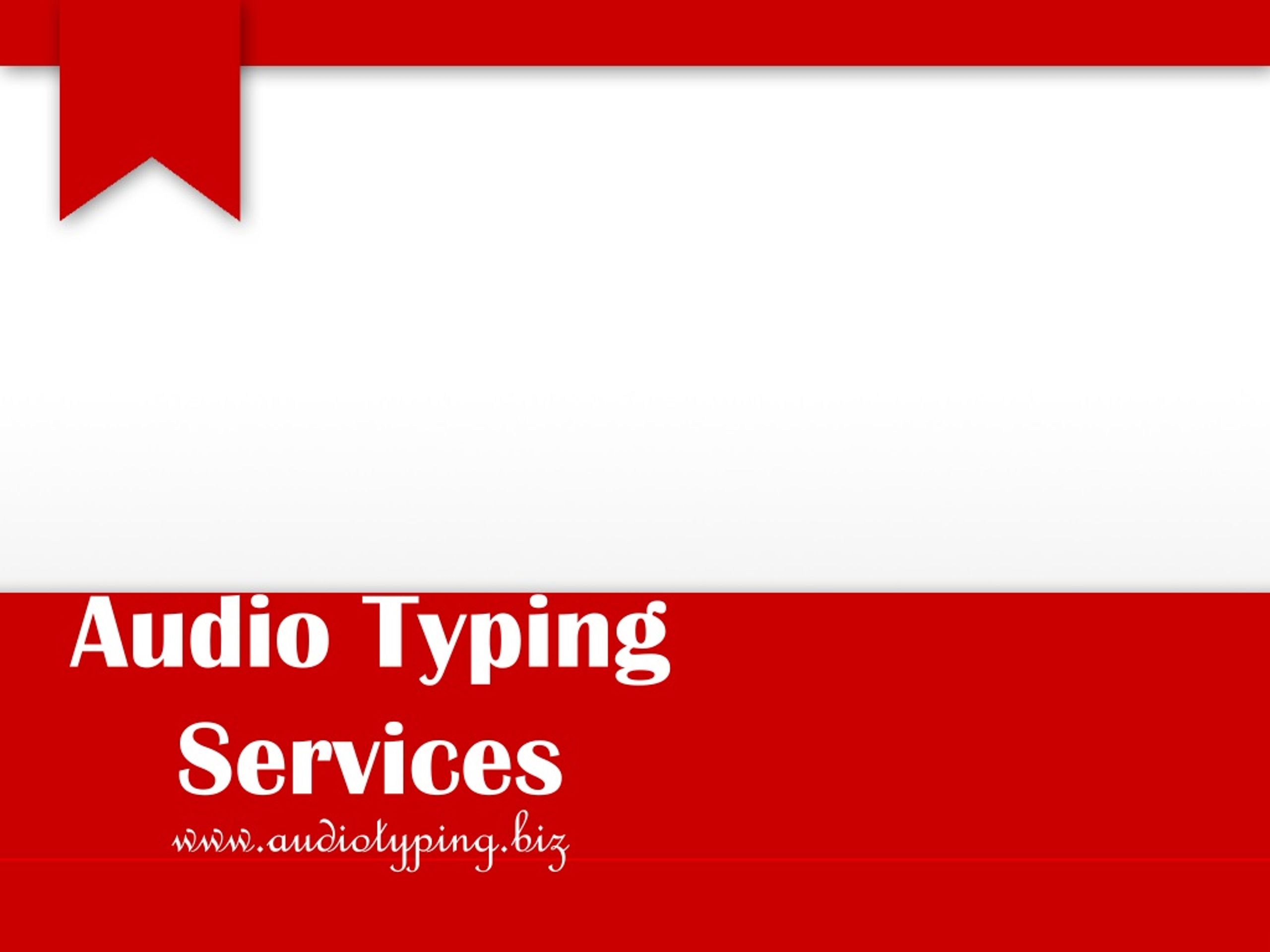 PPT - audio typing PowerPoint Presentation, free download - ID:1454449