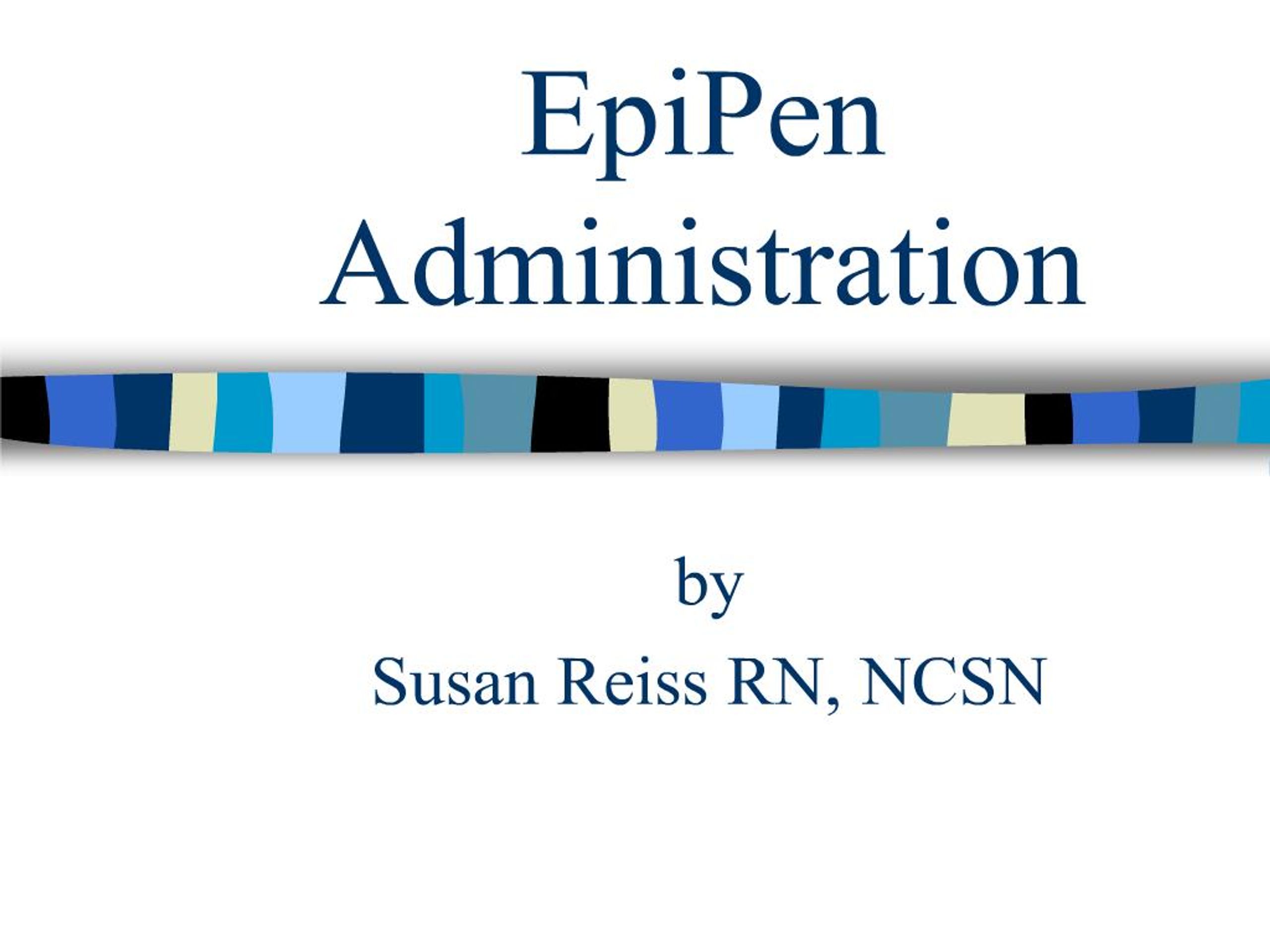 PPT - epipen administration PowerPoint Presentation, free download - ID ...