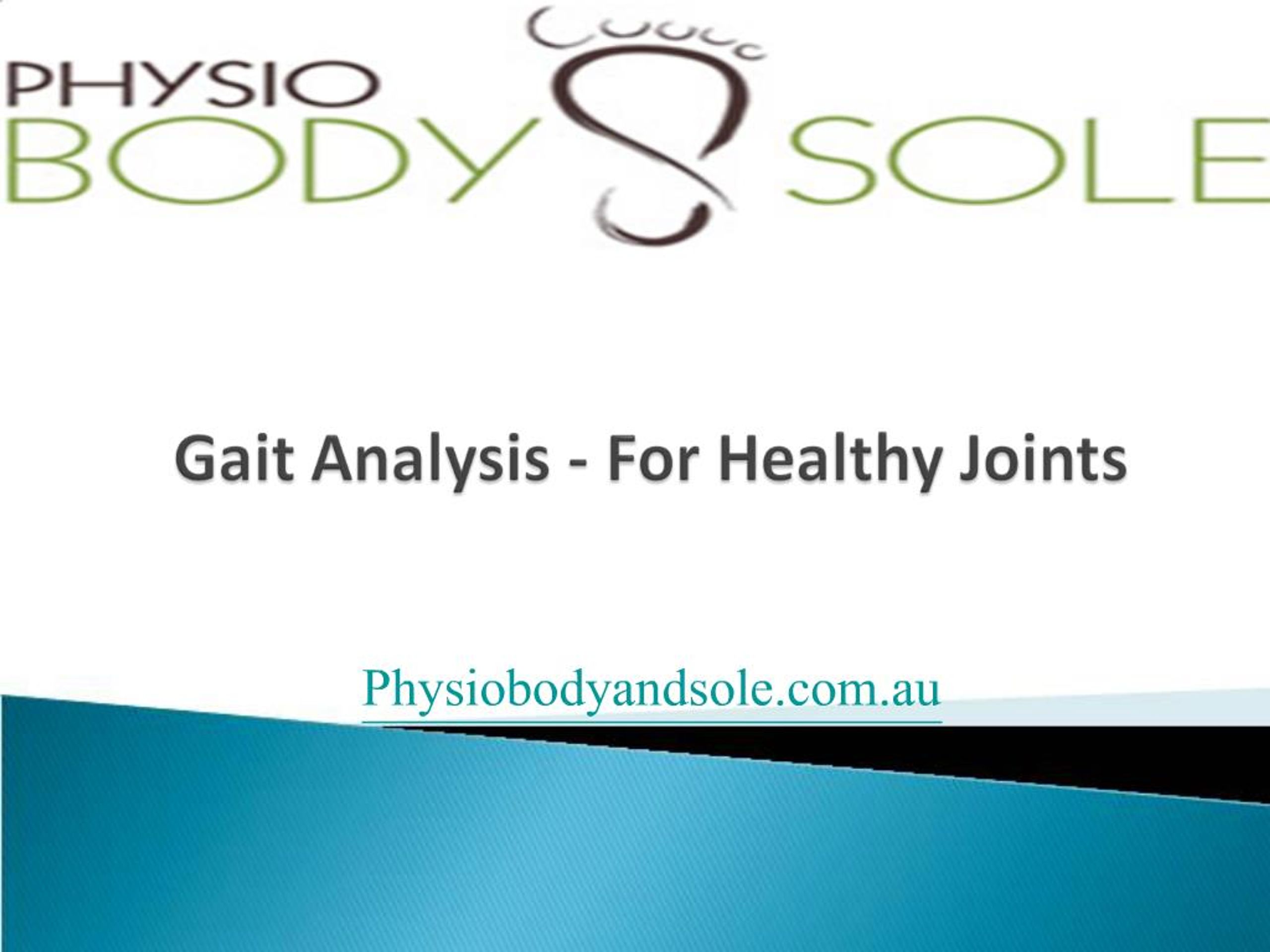 PPT - Gait Analysis - For Healthy Joints PowerPoint Presentation, free ...