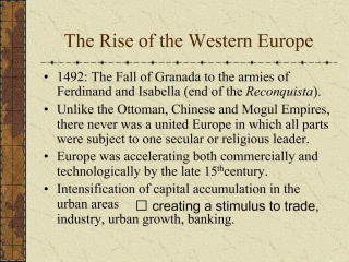 PPT - The Rise of Europe PowerPoint Presentation, free download - ID:782998