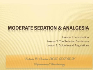 PPT - Sedation and analgesia in ICU PowerPoint Presentation, free ...