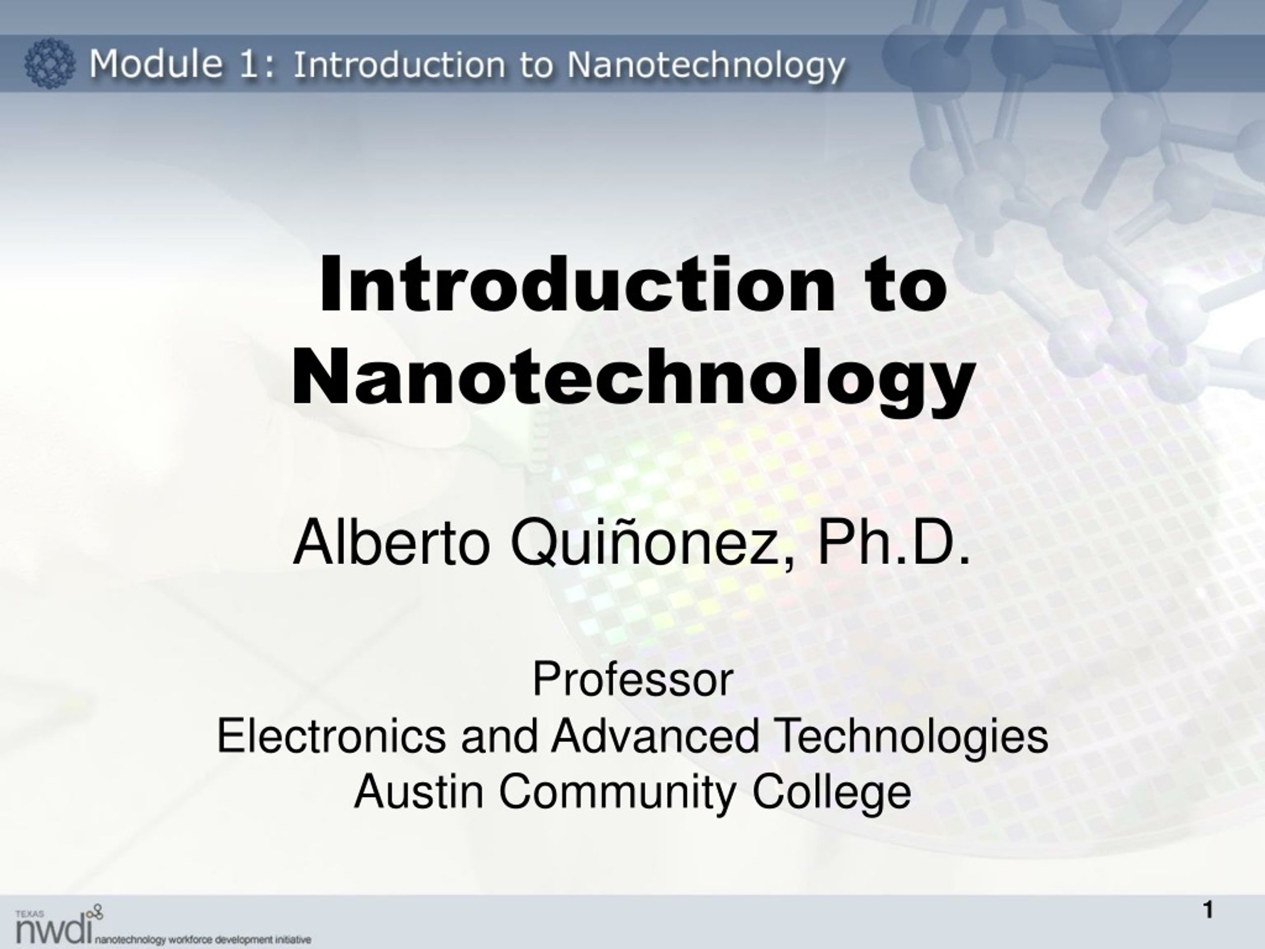 PPT - Introduction to Nanotechnology PowerPoint Presentation, free ...