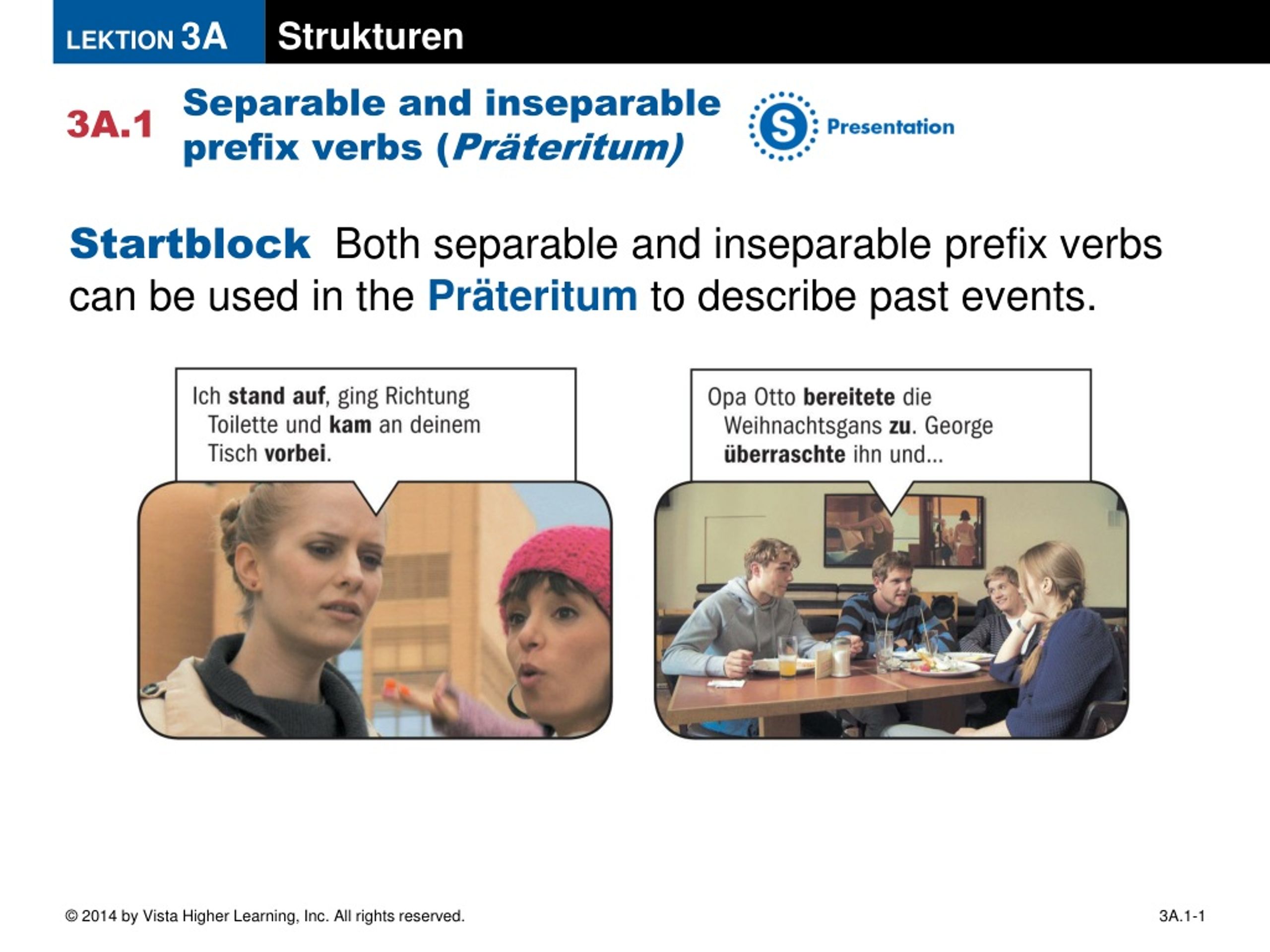 PPT - Separable and inseparable prefix verbs ( Präteritum) PowerPoint ...