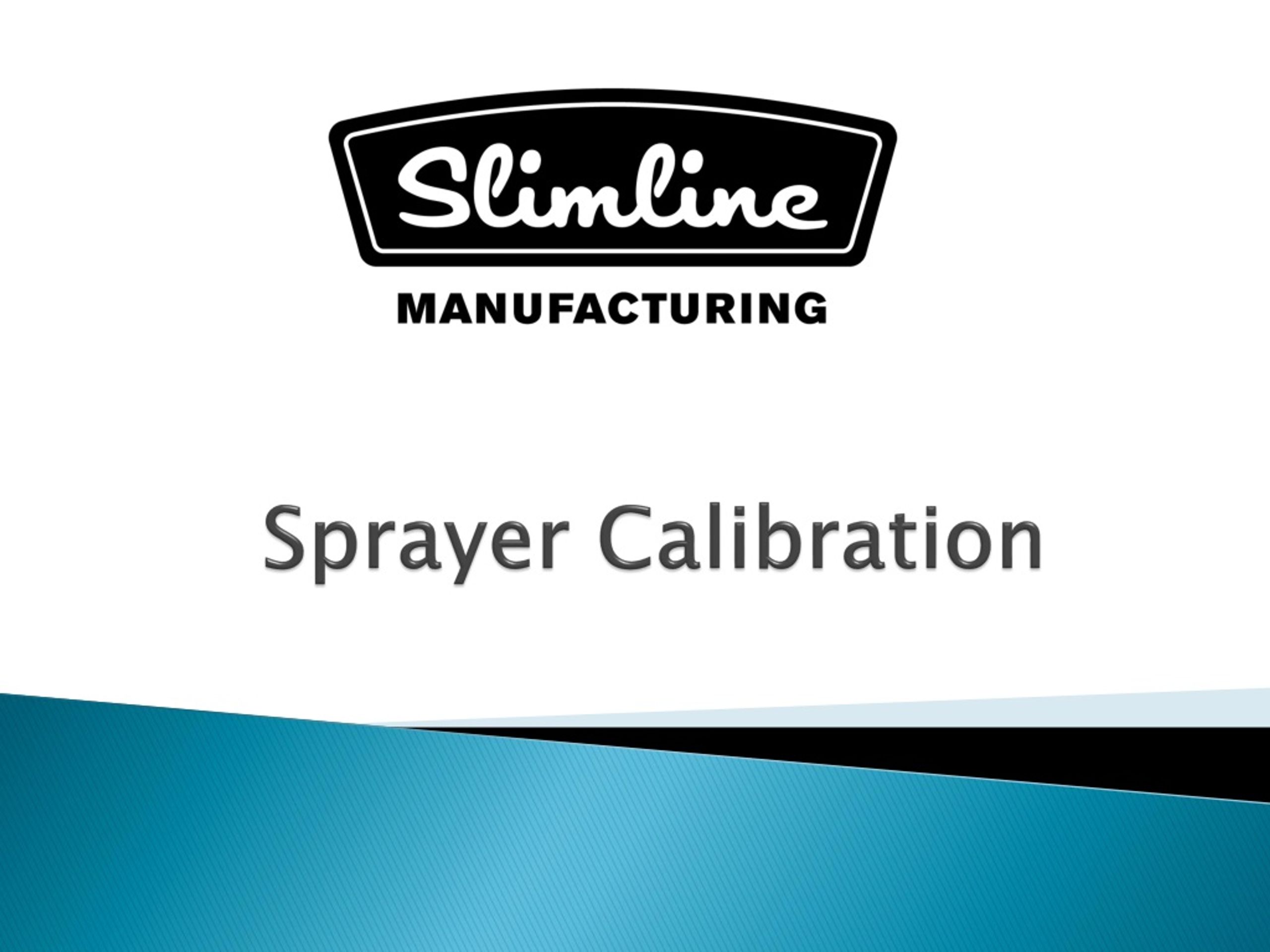 PPT - Sprayer Calibration PowerPoint Presentation, free download - ID ...
