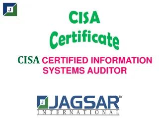 PPT - CISA Certification - An Overview PowerPoint Presentation, free download - ID:7181224