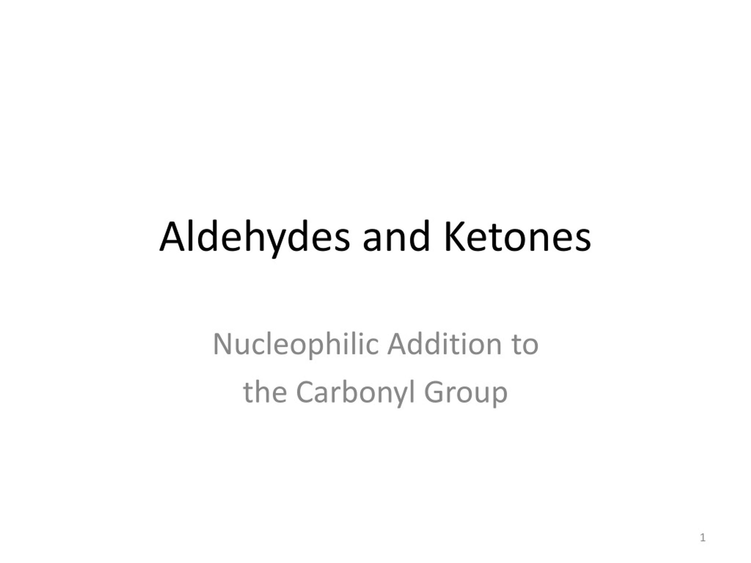PPT - Aldehydes and Ketones PowerPoint Presentation, free download - ID ...
