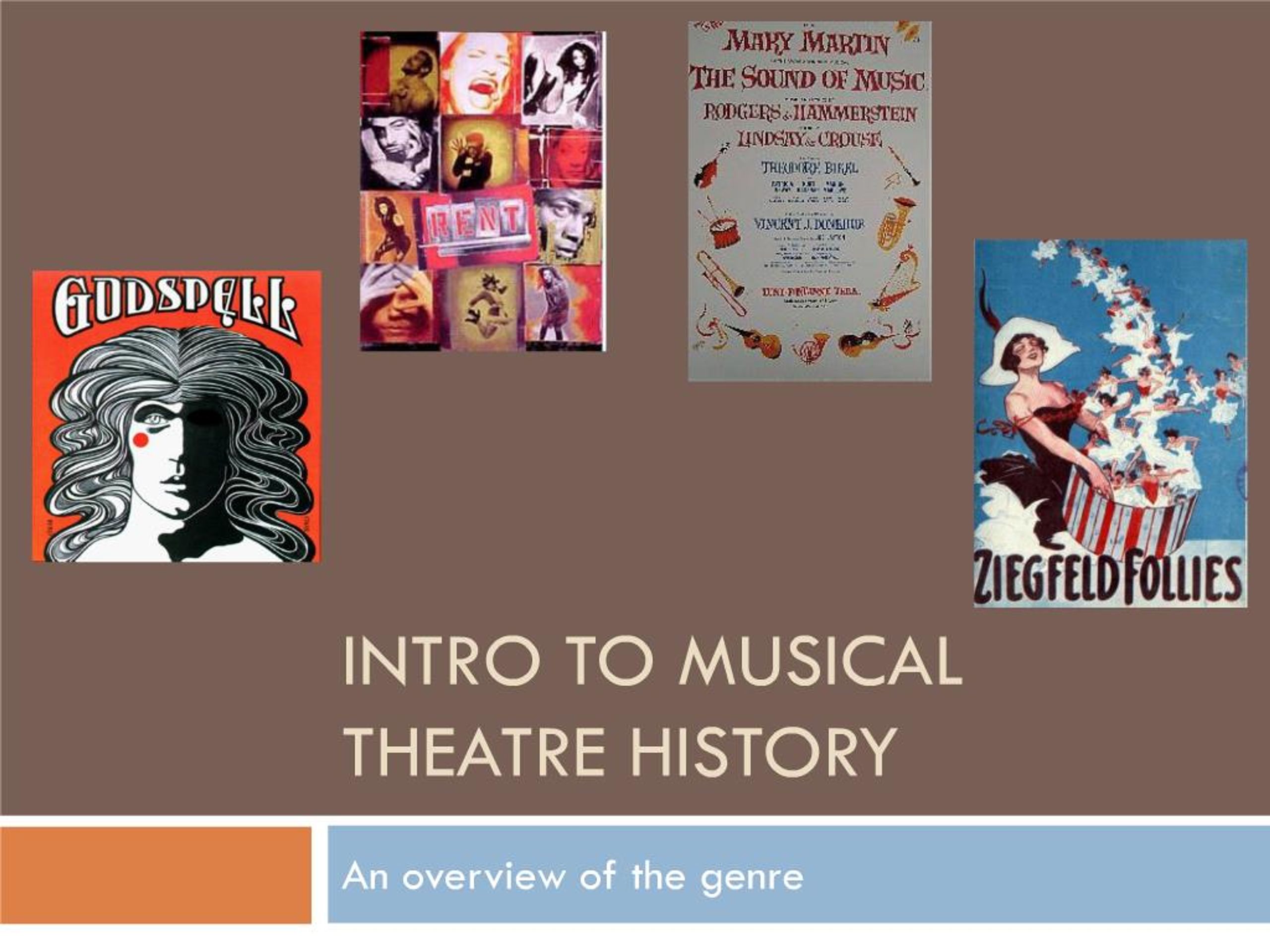 PPT - intro to musical theatre history PowerPoint Presentation, free ...