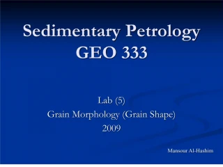 PPT - Sedimentary Petrology PowerPoint Presentation, free download - ID ...