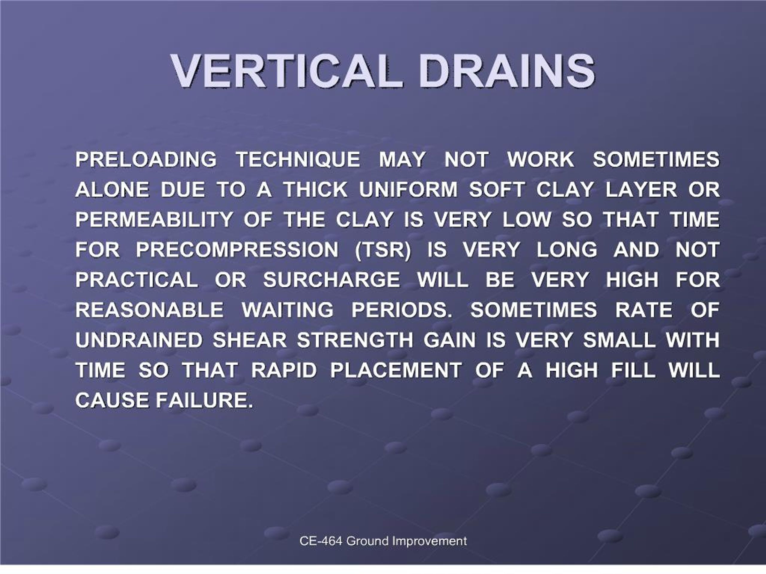 PPT - vertical drains PowerPoint Presentation, free download - ID:154140