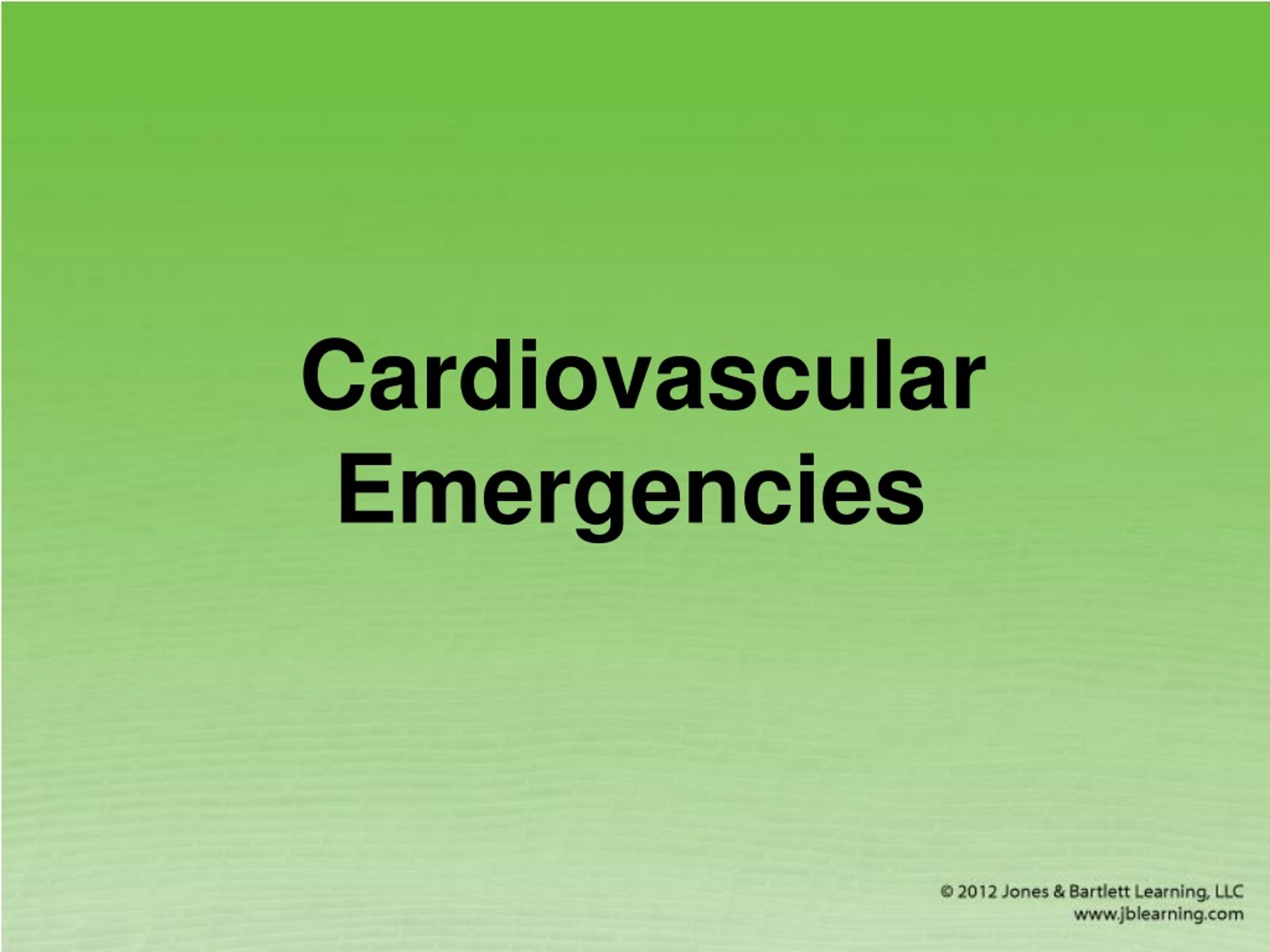 PPT - Cardiovascular Emergencies PowerPoint Presentation, free download ...