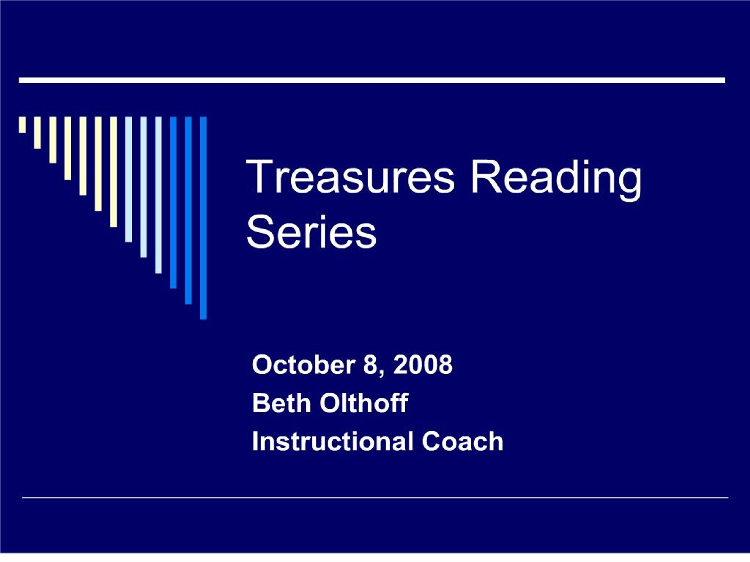 PPT - treasures reading series PowerPoint Presentation, free download ...