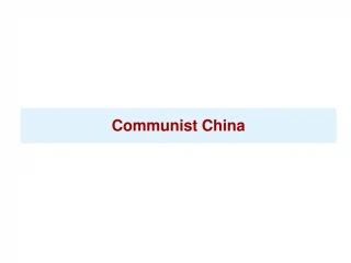 PPT - China celebrates 70 years of Communist rule PowerPoint ...