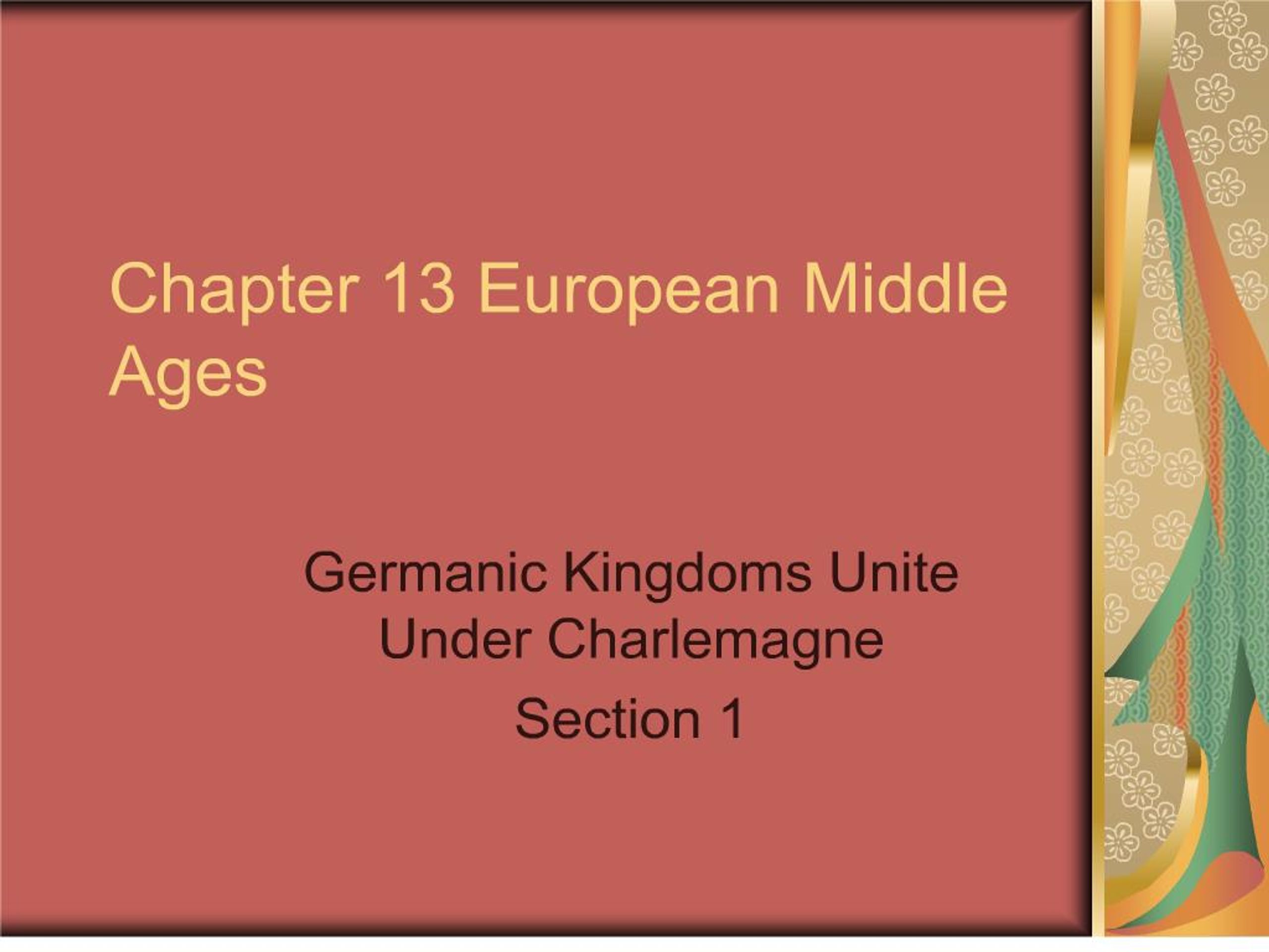 PPT - Chapter 13 European Middle Ages PowerPoint Presentation, free ...