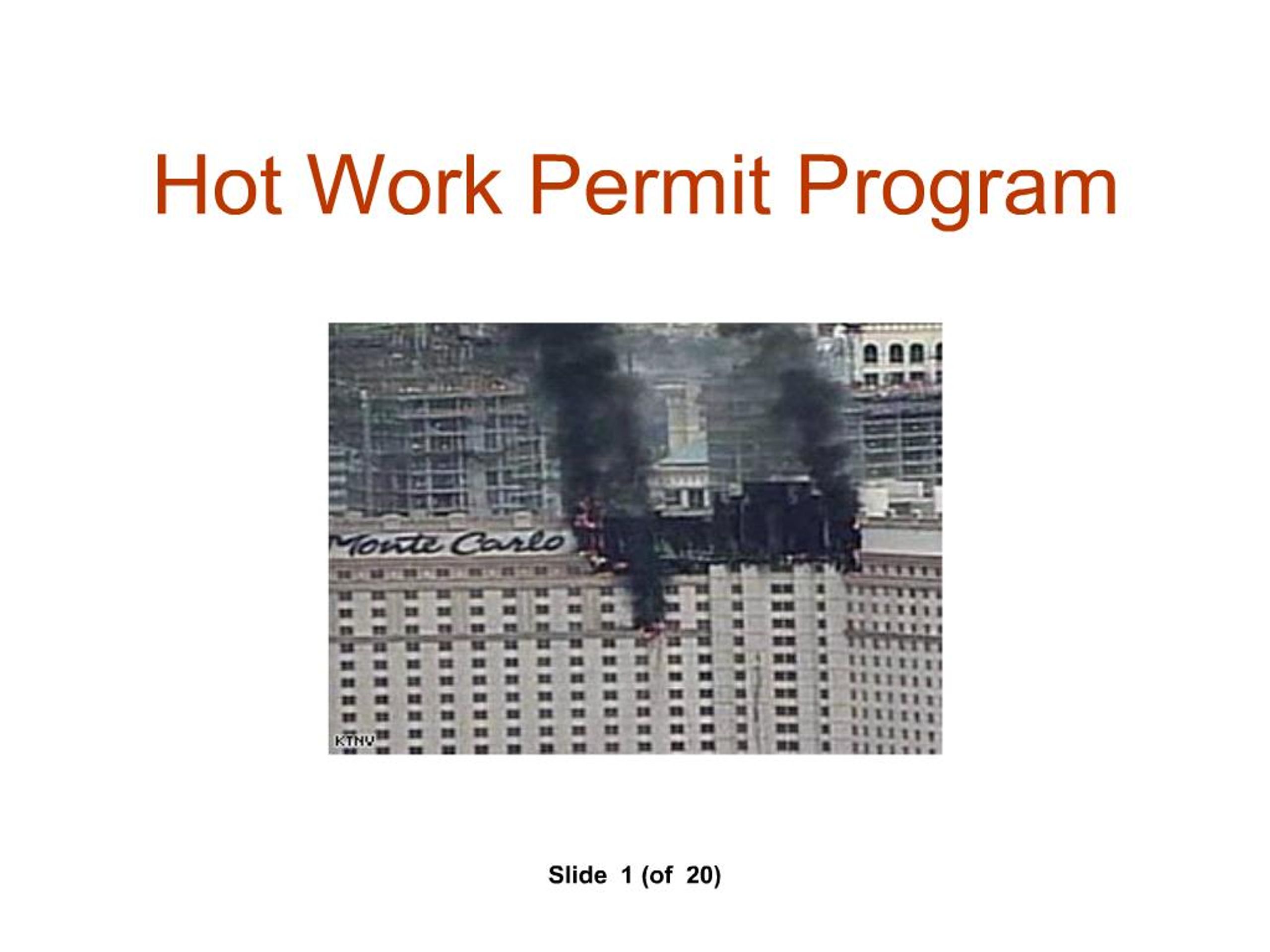PPT - Hot Work Permit Program PowerPoint Presentation, free download ...