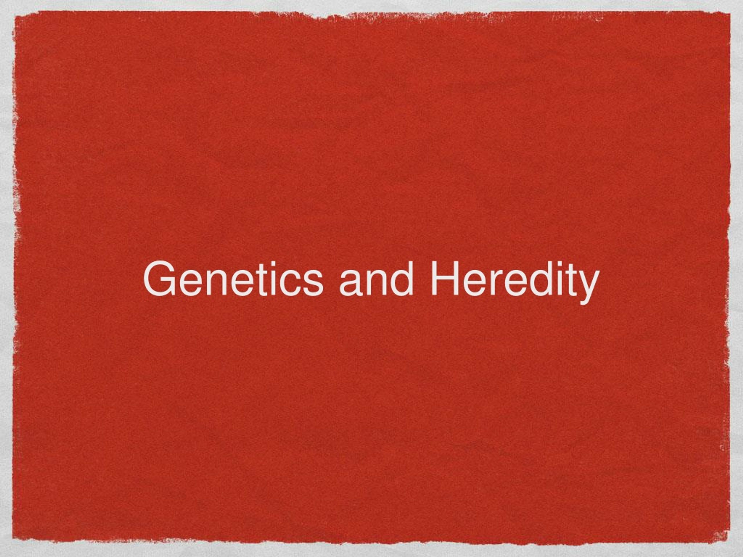 PPT - Genetics and Heredity PowerPoint Presentation, free download - ID ...